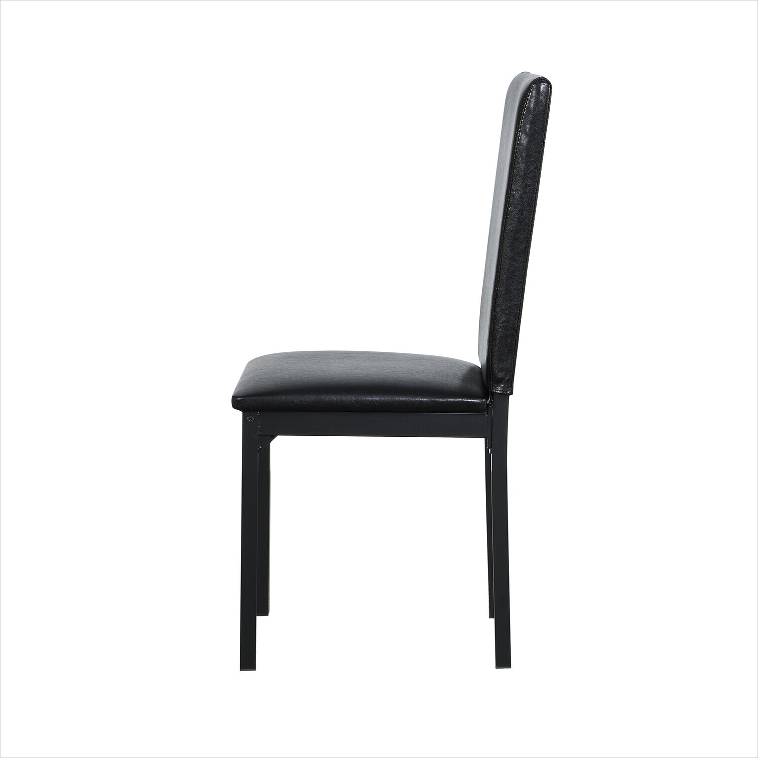 Naturefalls 4-Piece Metal Dining Chair Set with Bi-Cast Vinyl ...