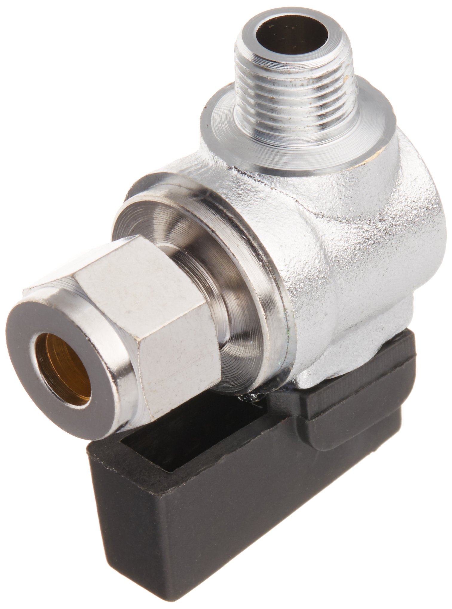 Dial 9443 1/4 Compression x 1/8 MPT Stainless Steel Angle Ball Valve in ...