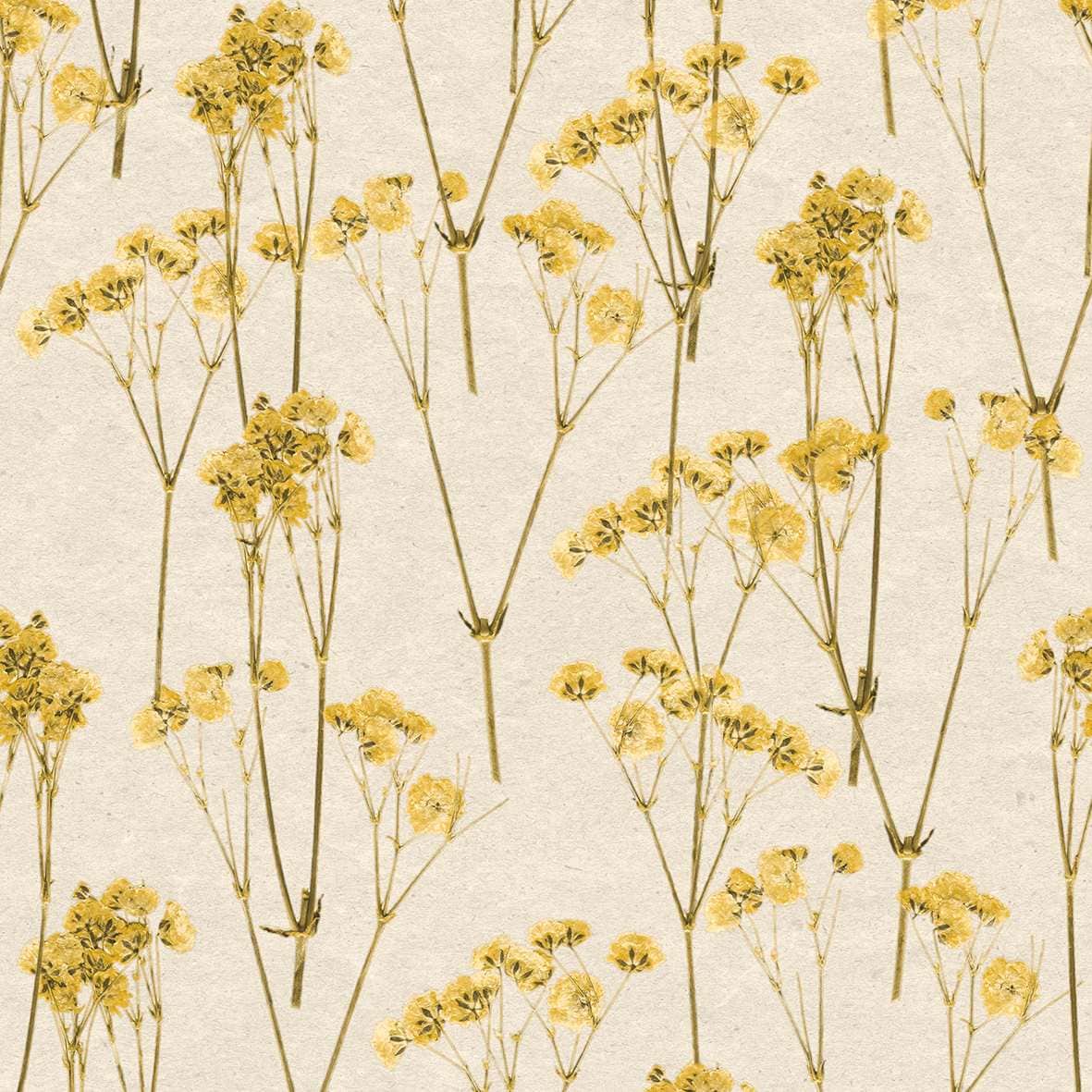 Veer Decor Spry Flower Sunset Yellow Wallpaper in the Wallpaper ...