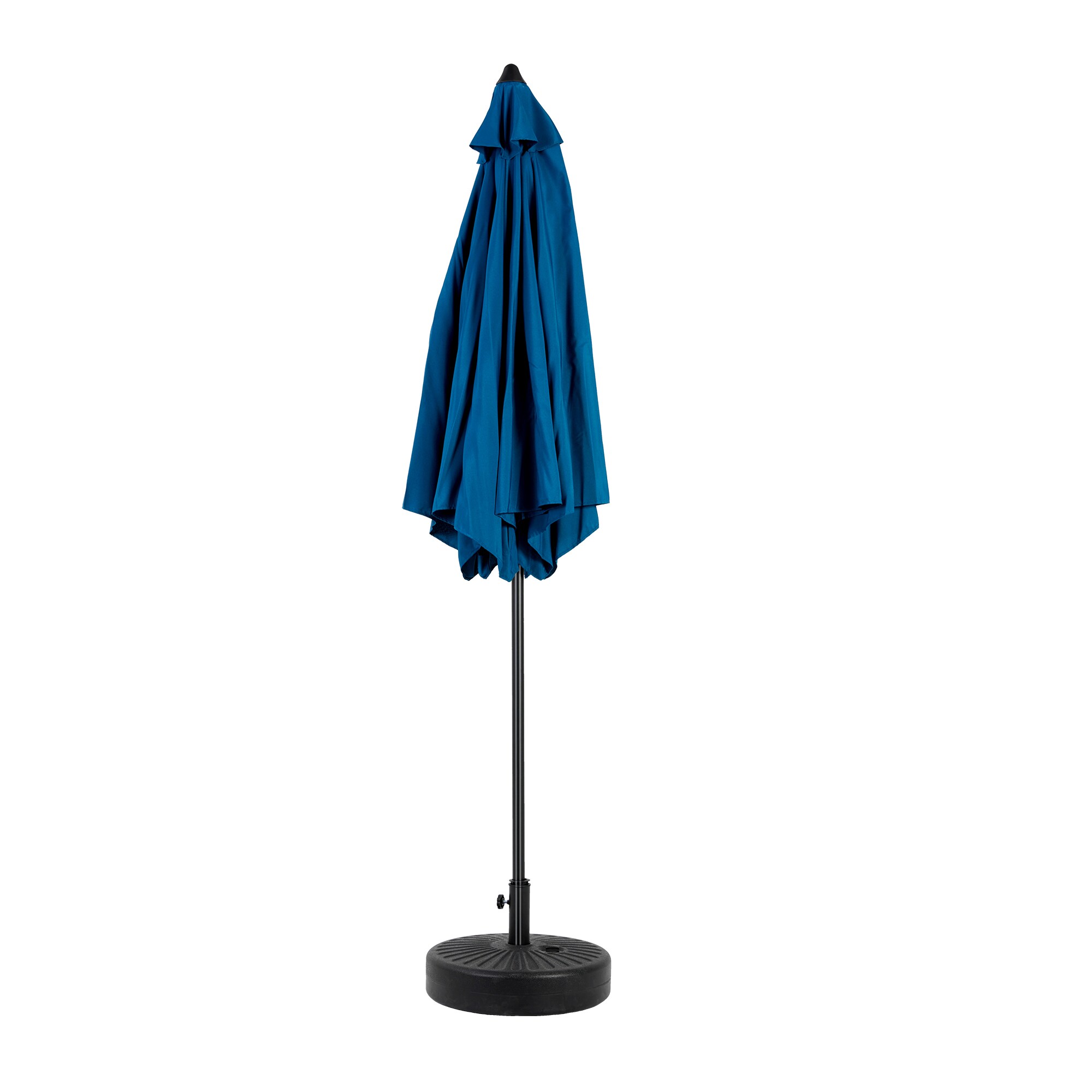 Mondawe 9FT Blue Outdoor Patio Umbrella-Push Button Tilt Crank Open in ...