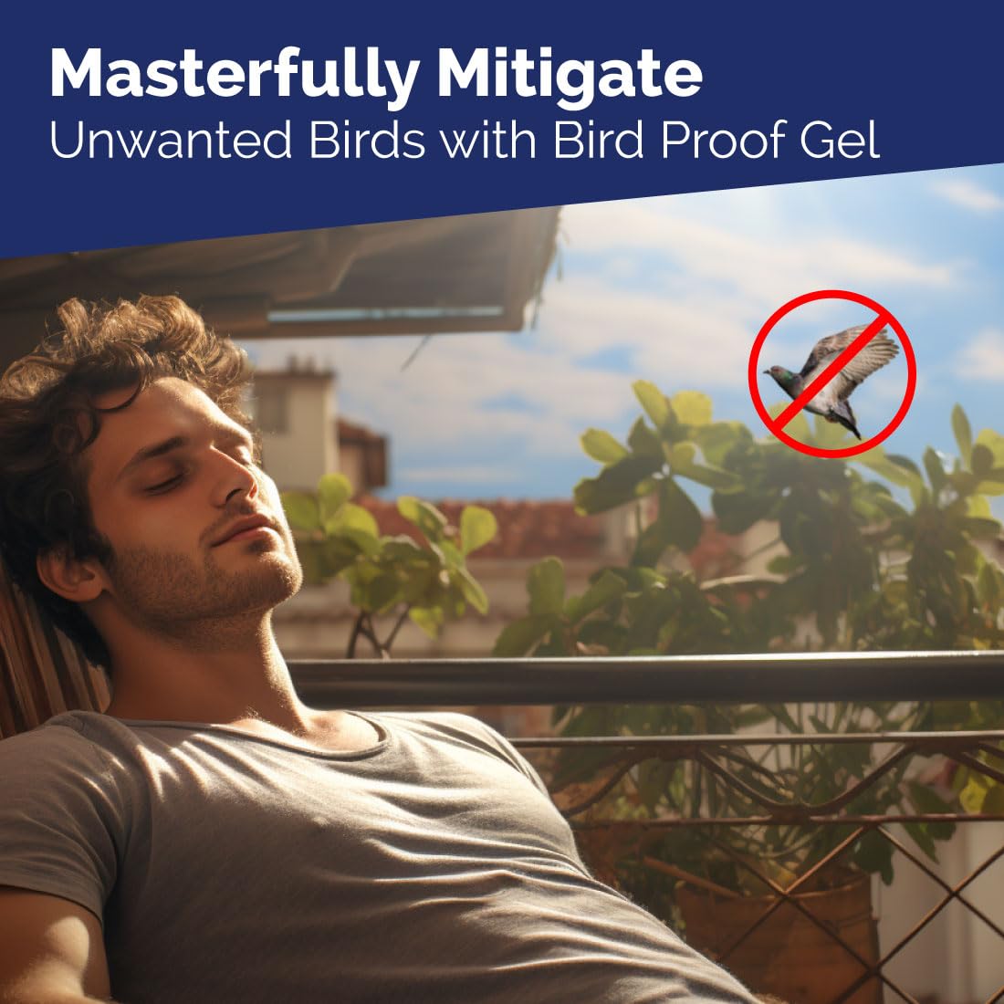 Bird-X Bird Proof Gel Clear Sticky Bird Deterrent - 10 fl oz - Covers ...