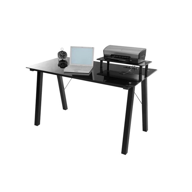 Onespace 5315 In Black Traditional Computer Desk Hutch Included In The Desks Department At