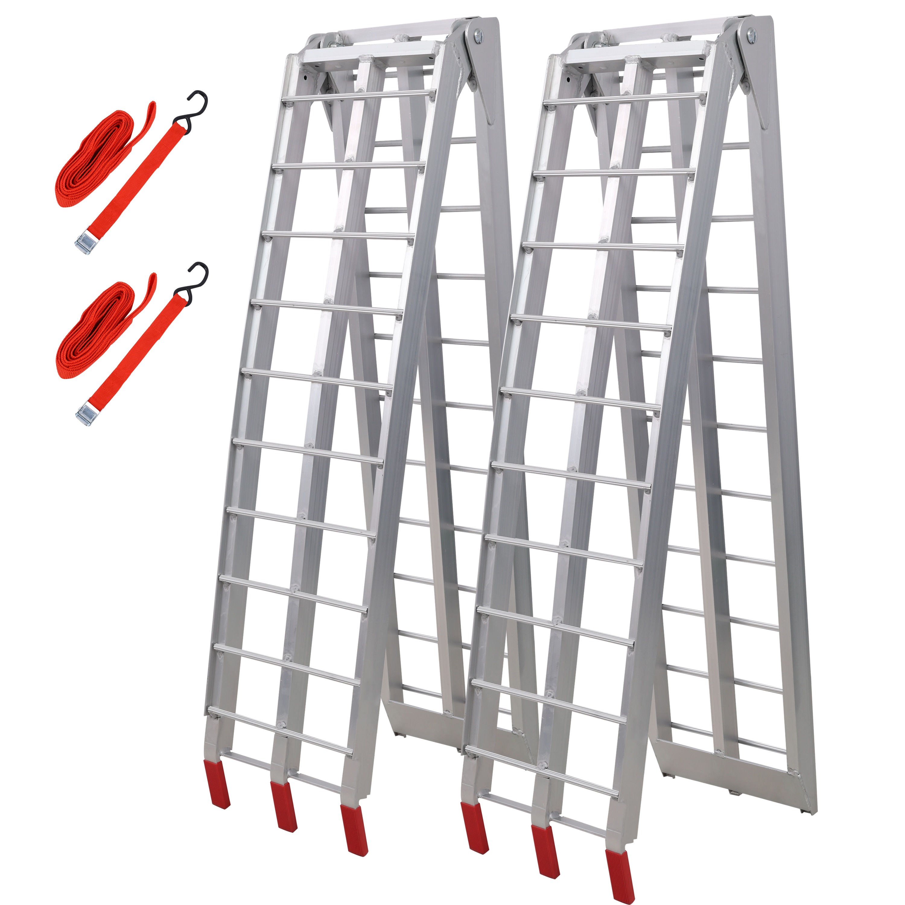Kahomvis 1-ft x 7.5-ft 1500-lb Capacity Folding Loading Ramp in the ...