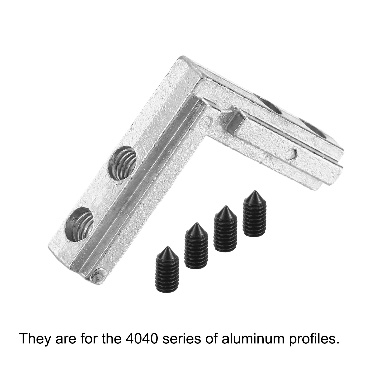 Unique Bargains L-Shape Interior Joint Bracket 8 Sets Inside Corner ...