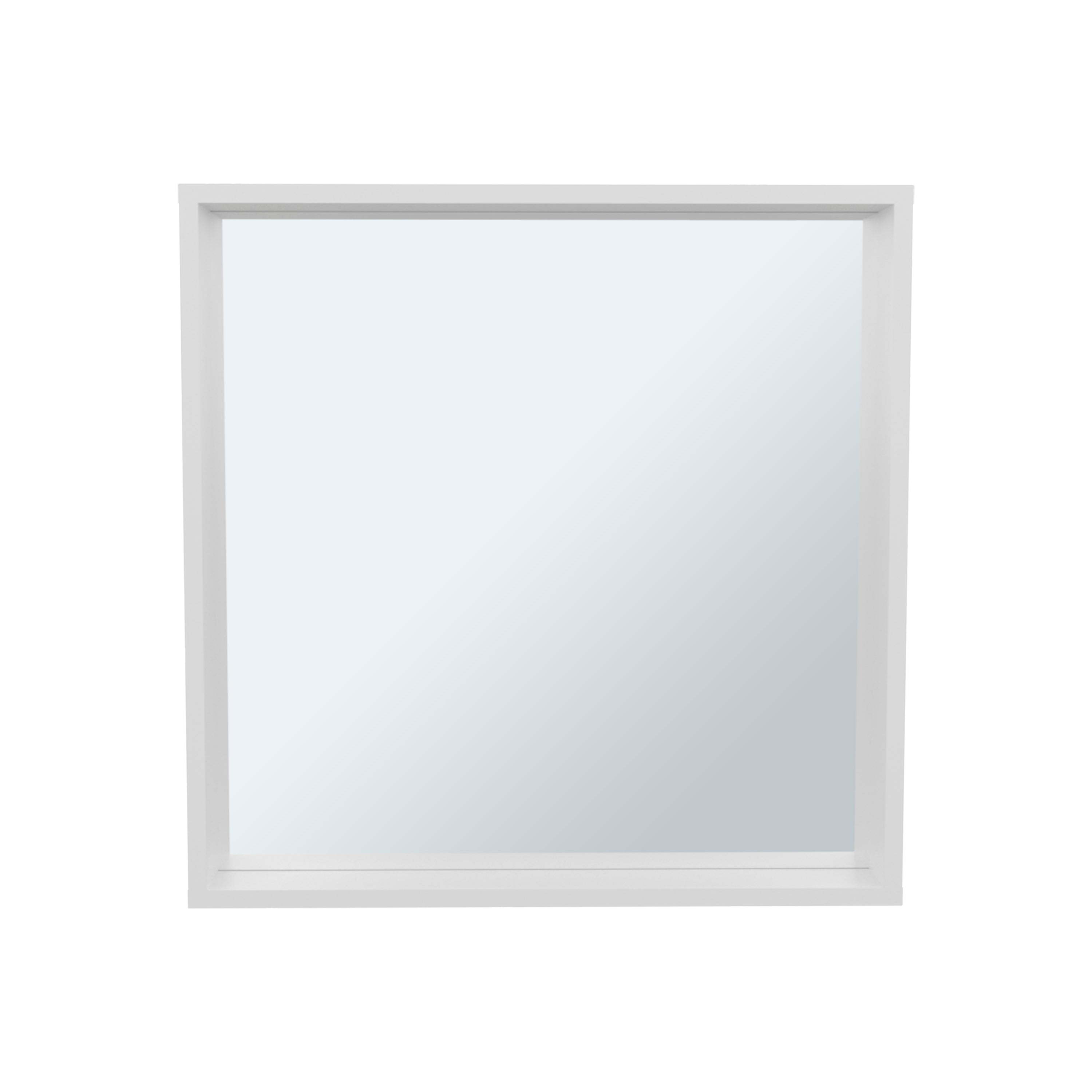 Huluwat White Wall Mounted Bathroom Mirror Cabinet with Storage in the ...