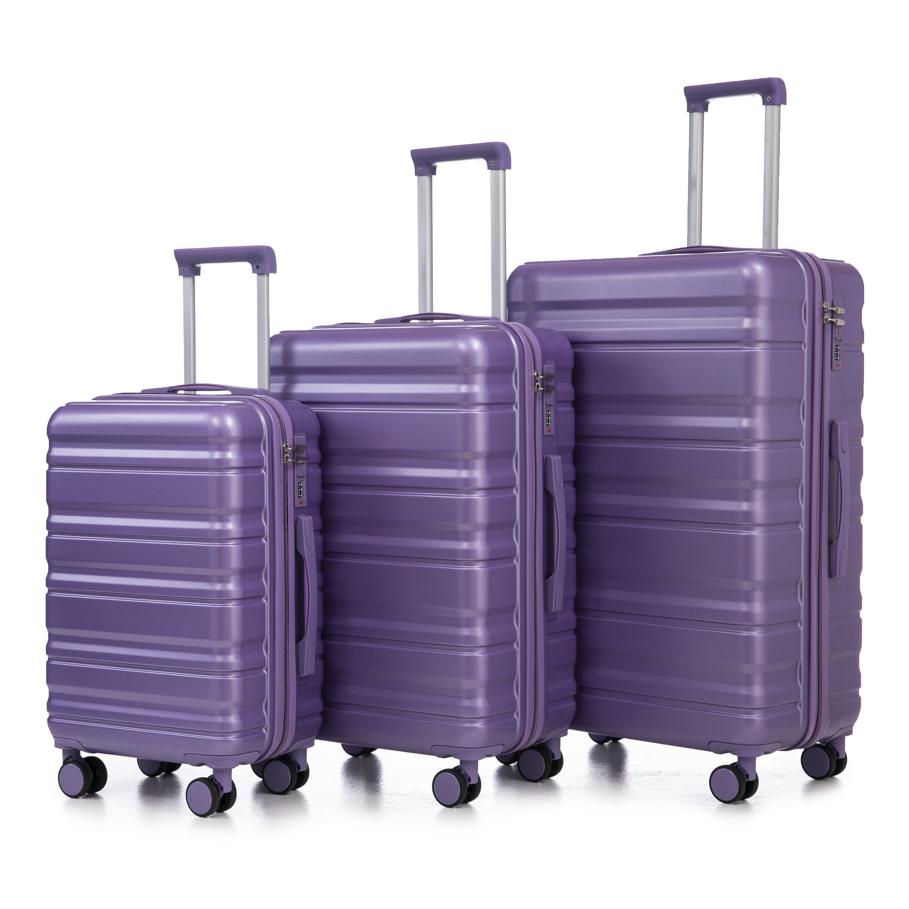 ModernLuxe 20Inch24Inch28Inch 3 pcsset in ABS Spinner Wheel Luggage ...