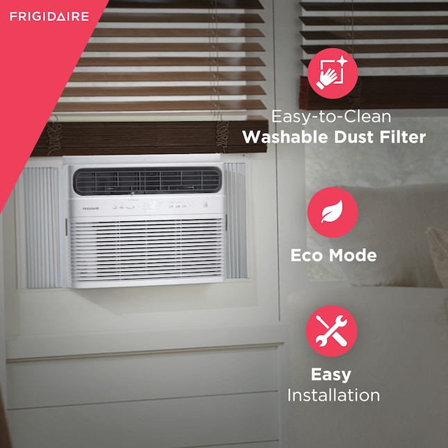 Frigidaire 350-sq ft Window Air Conditioner with Heater with Remote ... Frigidaire 350-sq ft Window Air Conditioner with Heater with Remote ...