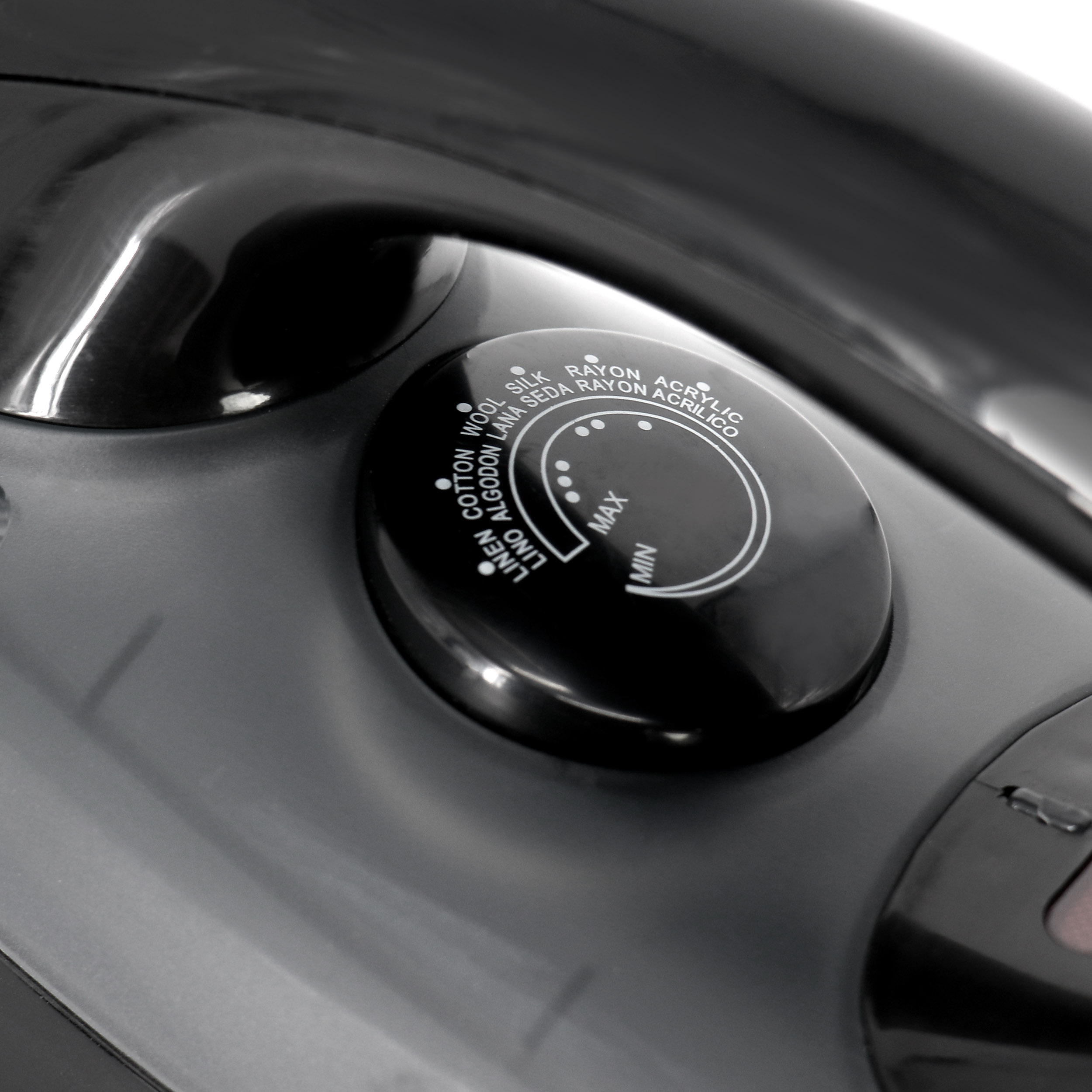Impress 1200 Watt Cord Winder Garment Iron in Black in the Irons ...