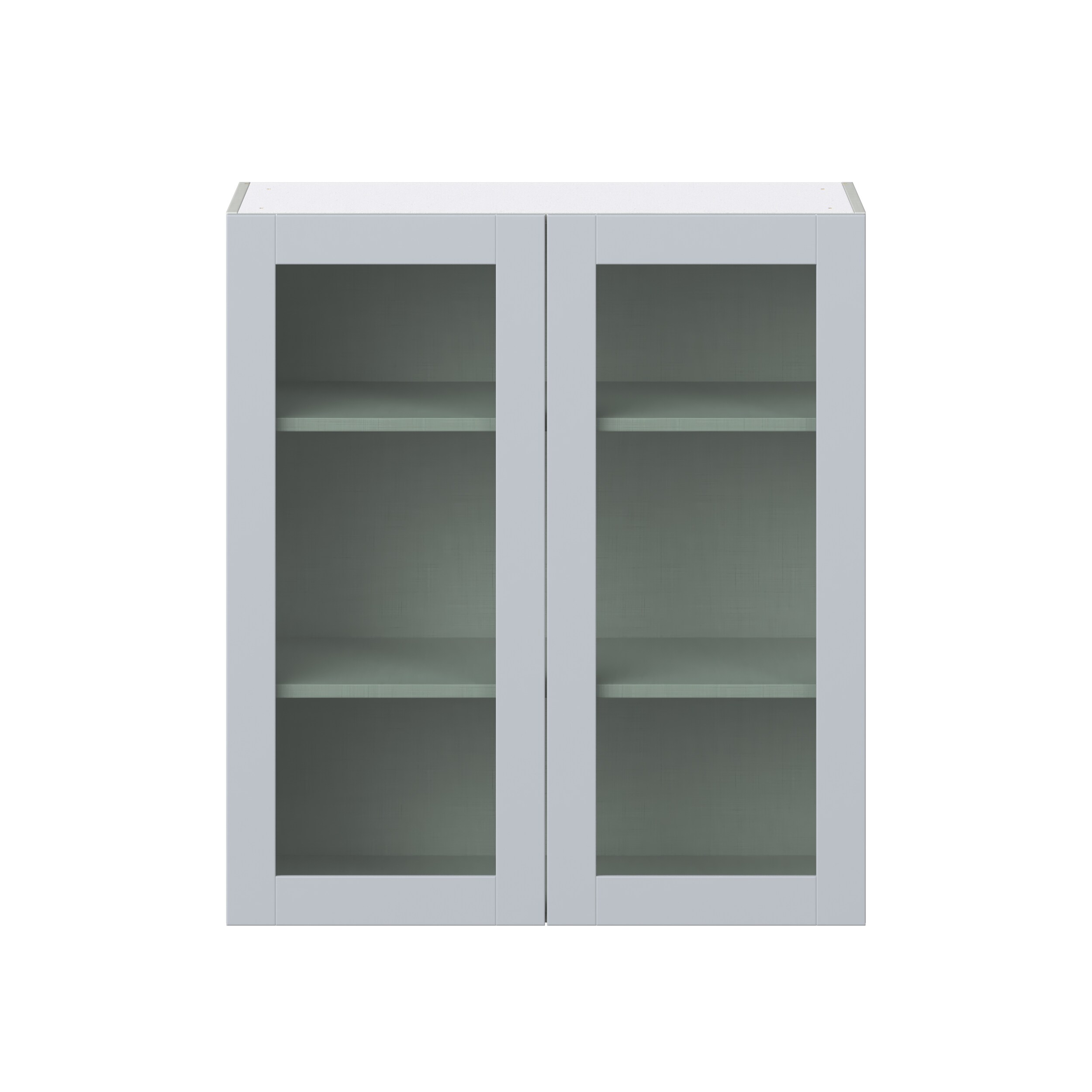 Hugo&Borg Charlesberg 36-in W x 40-in H x 14-in D Gray Wall Fully ...