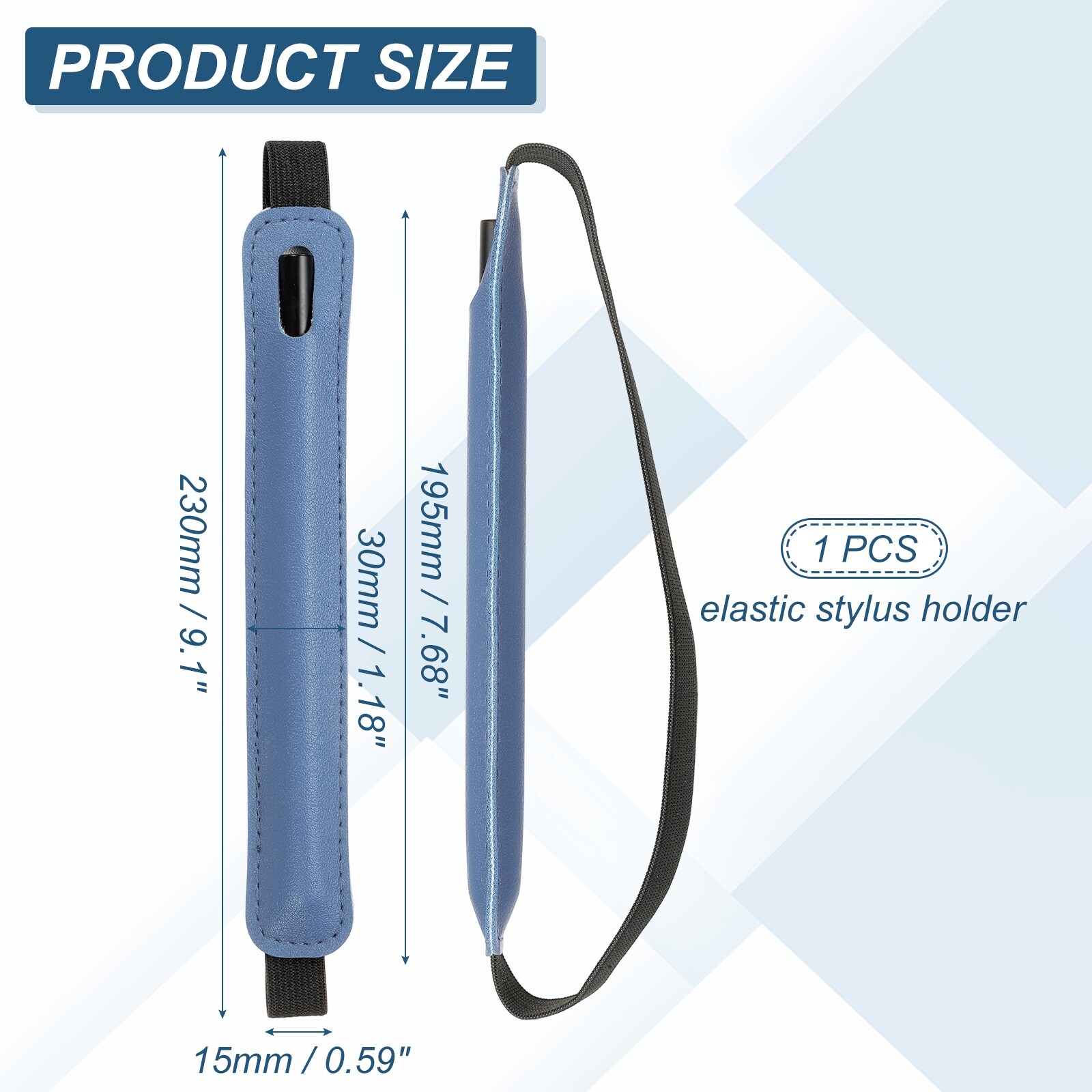 PATIKIL 1pc Stylus Holder for Tablet Universal Pen Sleeve Retractable ...