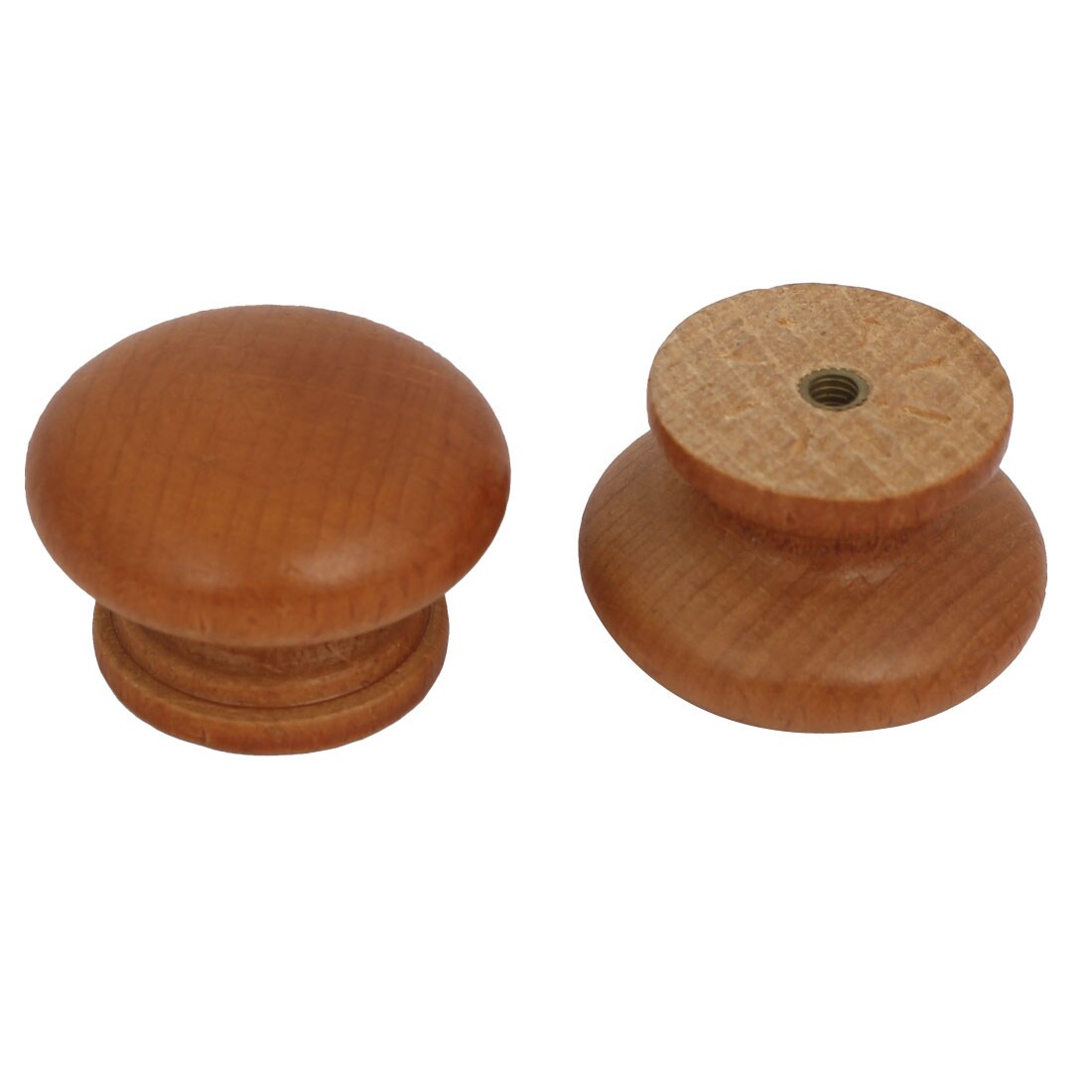 Unique Bargains 3pcs Cabinet Drawer 35mmx24mm Single Hole Wooden Pull ...