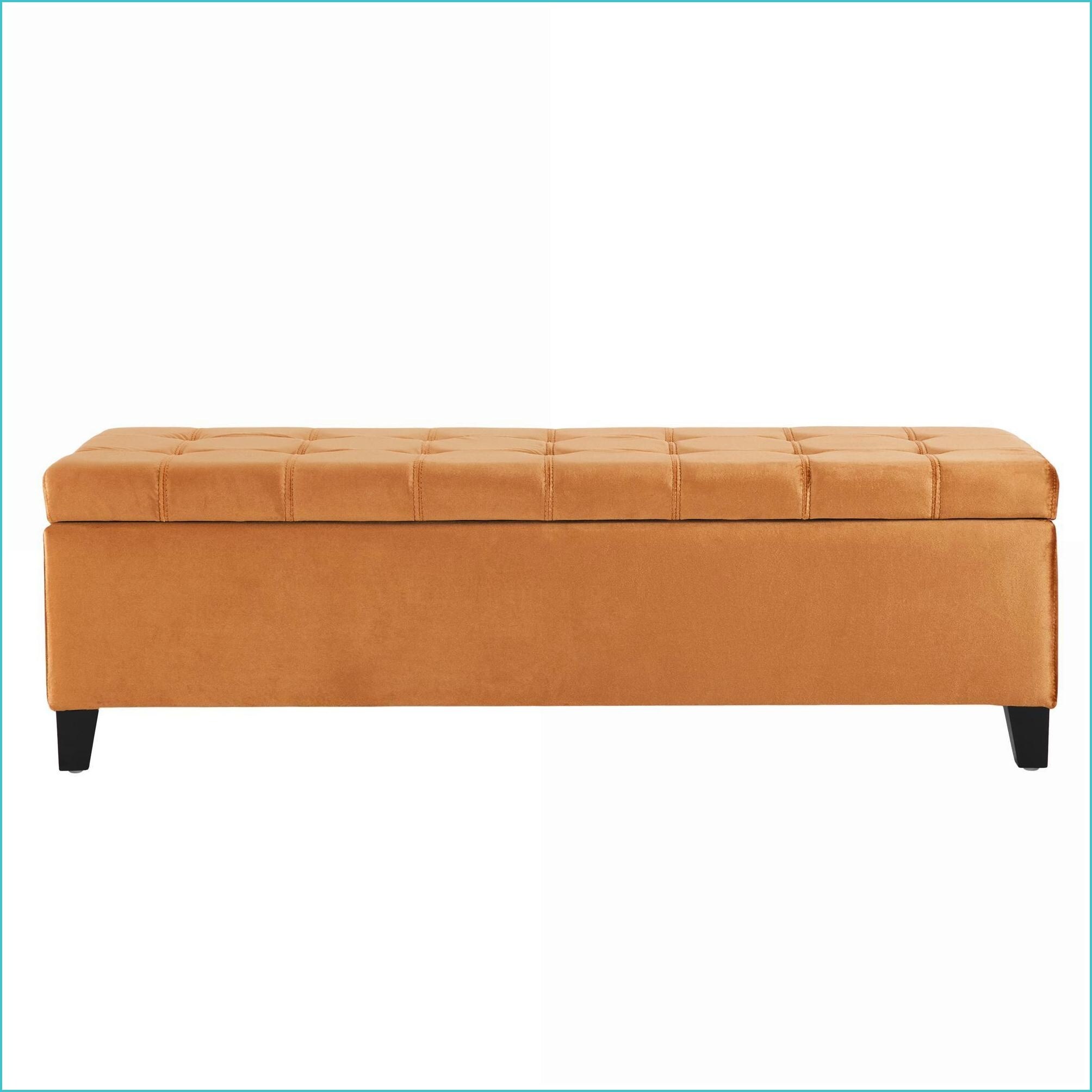 Watnature Ottoman Modern Storage Bench 50.5 Wide for Living Room ...