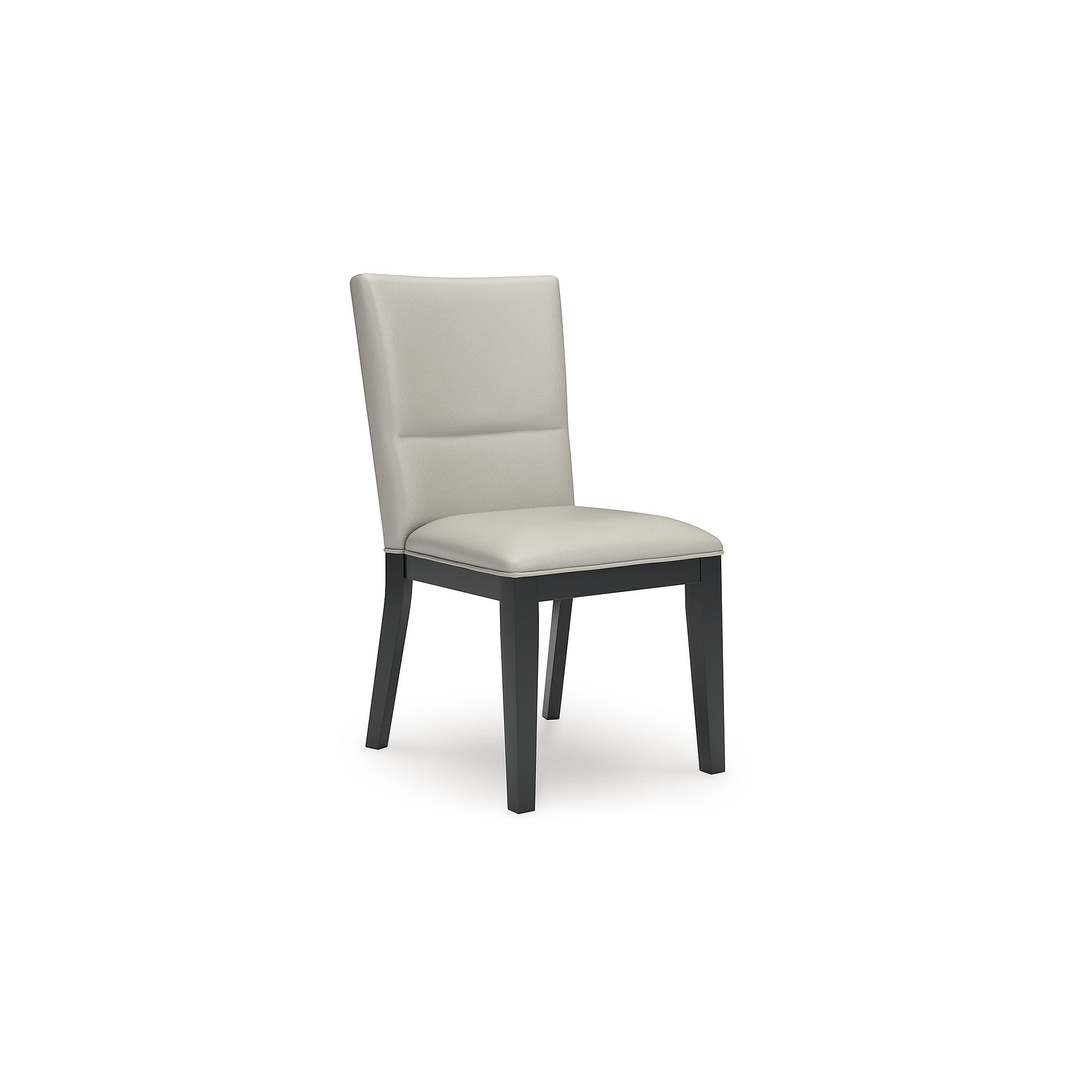 Signature Design by Ashley Glinari Taupe Faux Leather Dining Chair with ...