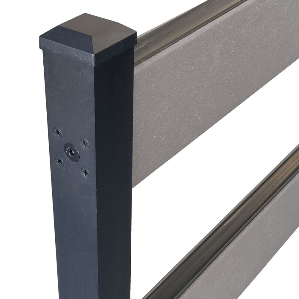 Trex Fencing Trex Shenandoah Winchester Grey 3-Rail Single Gate Kit ...