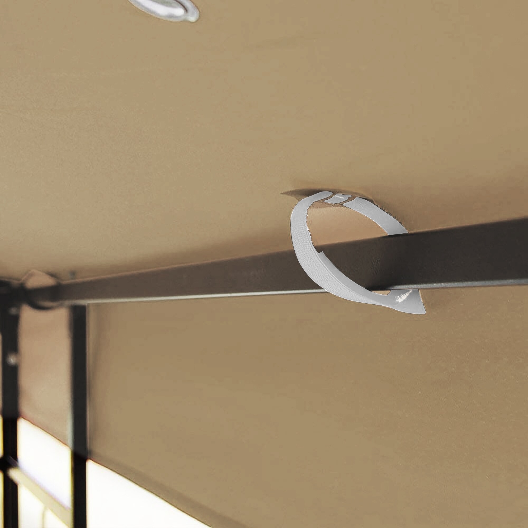 Damerin 10-ft x 10-ft Square Khaki Standard canopy in the Canopies ...