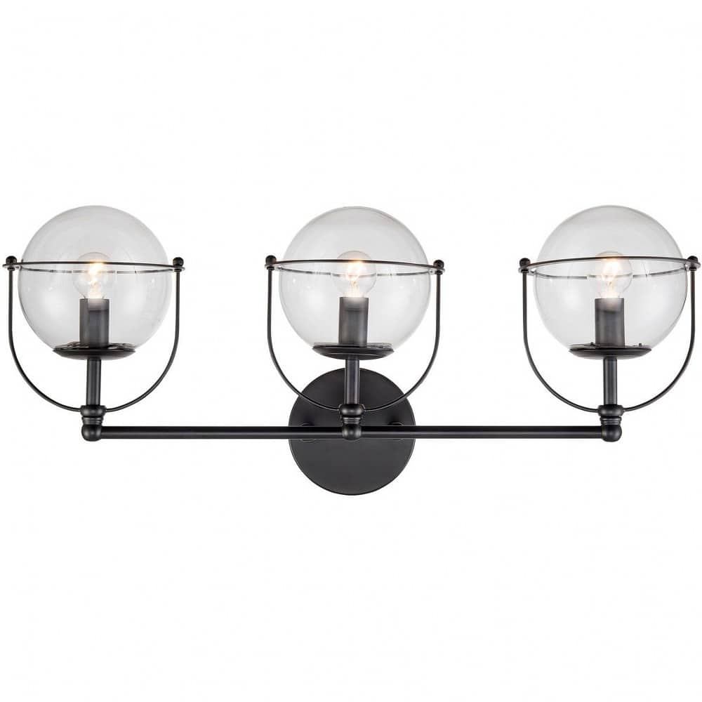 ELK Home Langford 3 - Light Matte Black / Black ContemporaryModern ...