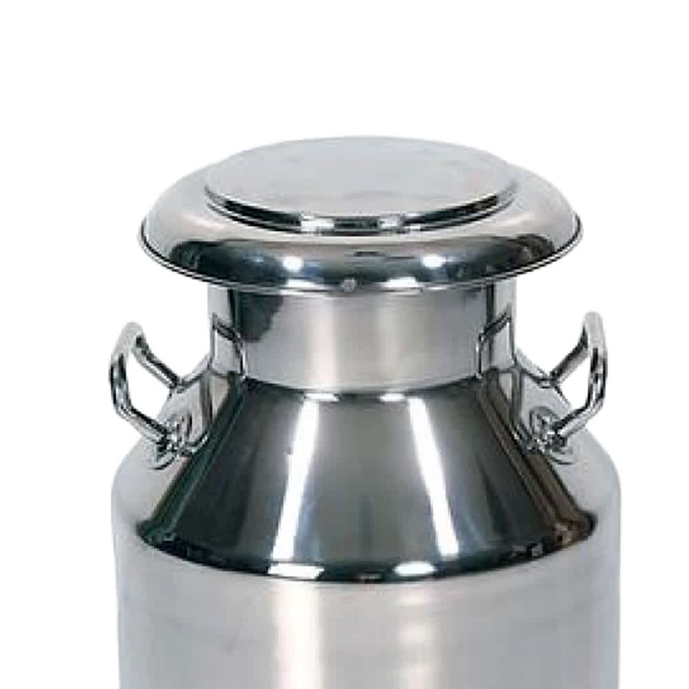 Lehman's Lehmans Functional and Decorative Stainless Steel Milk Can 24. ...