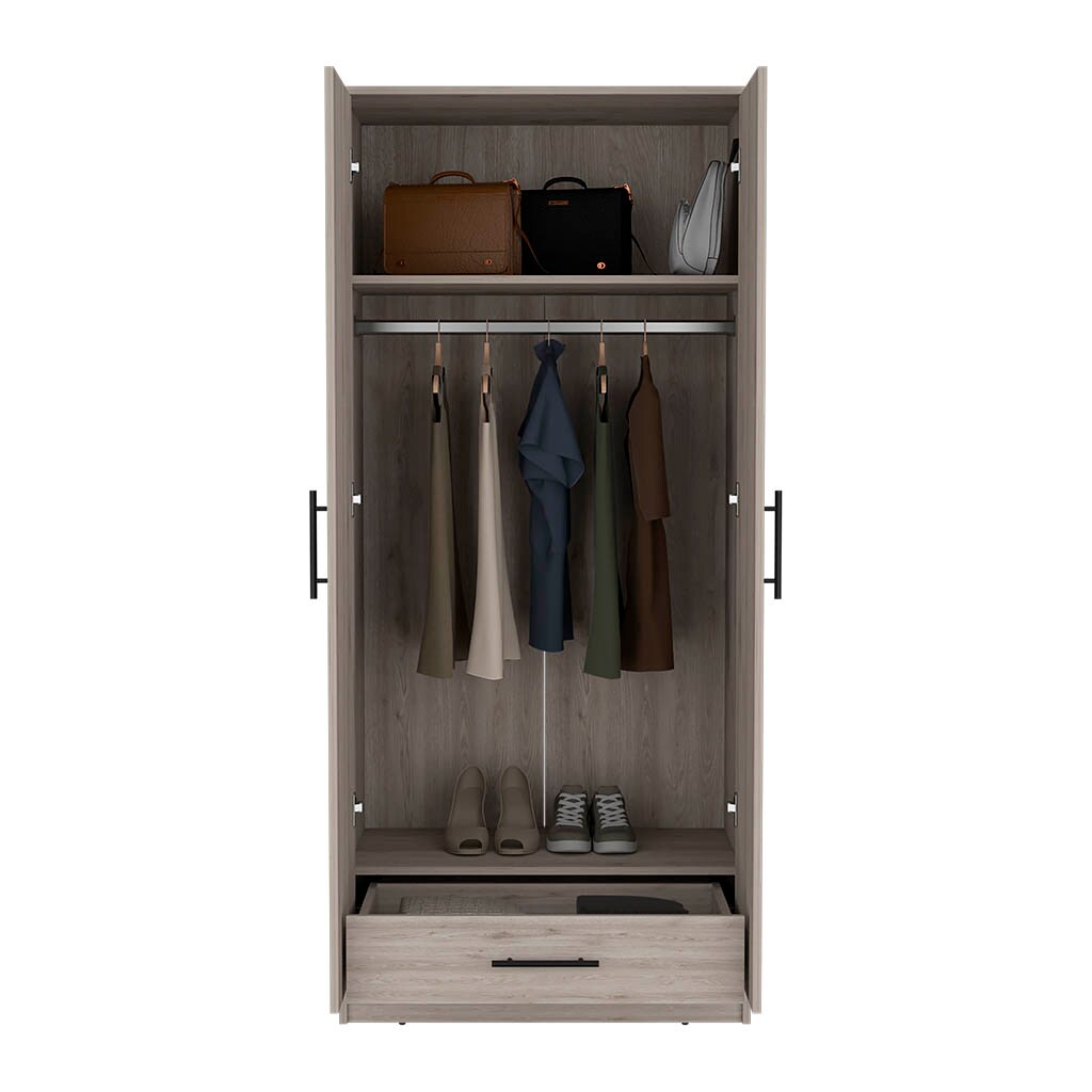 Tinyhomie 180 Armoire Beery Bedroom Light Gray in the Armoires ...