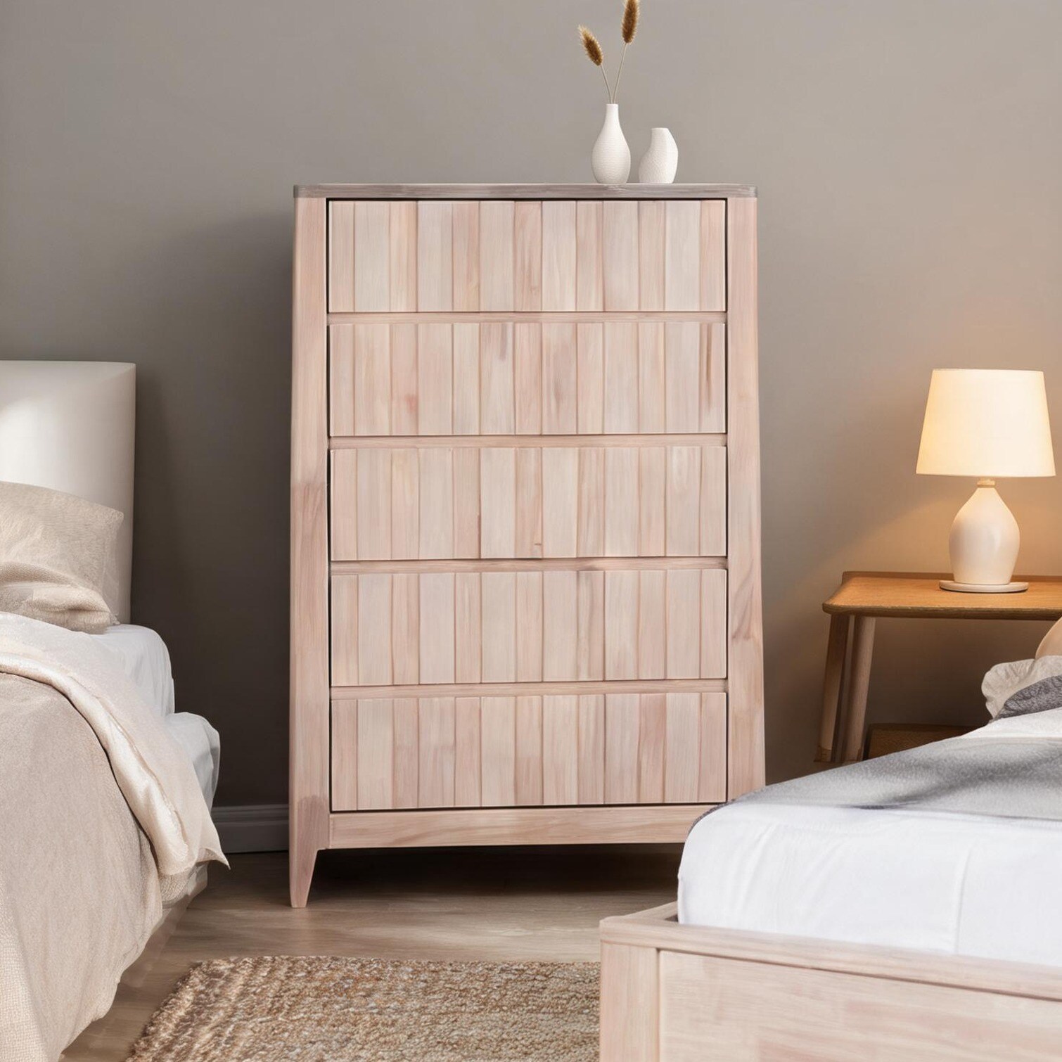 Naturefalls Mid-Century Modern Chest with Hidden Handles Splayed ...