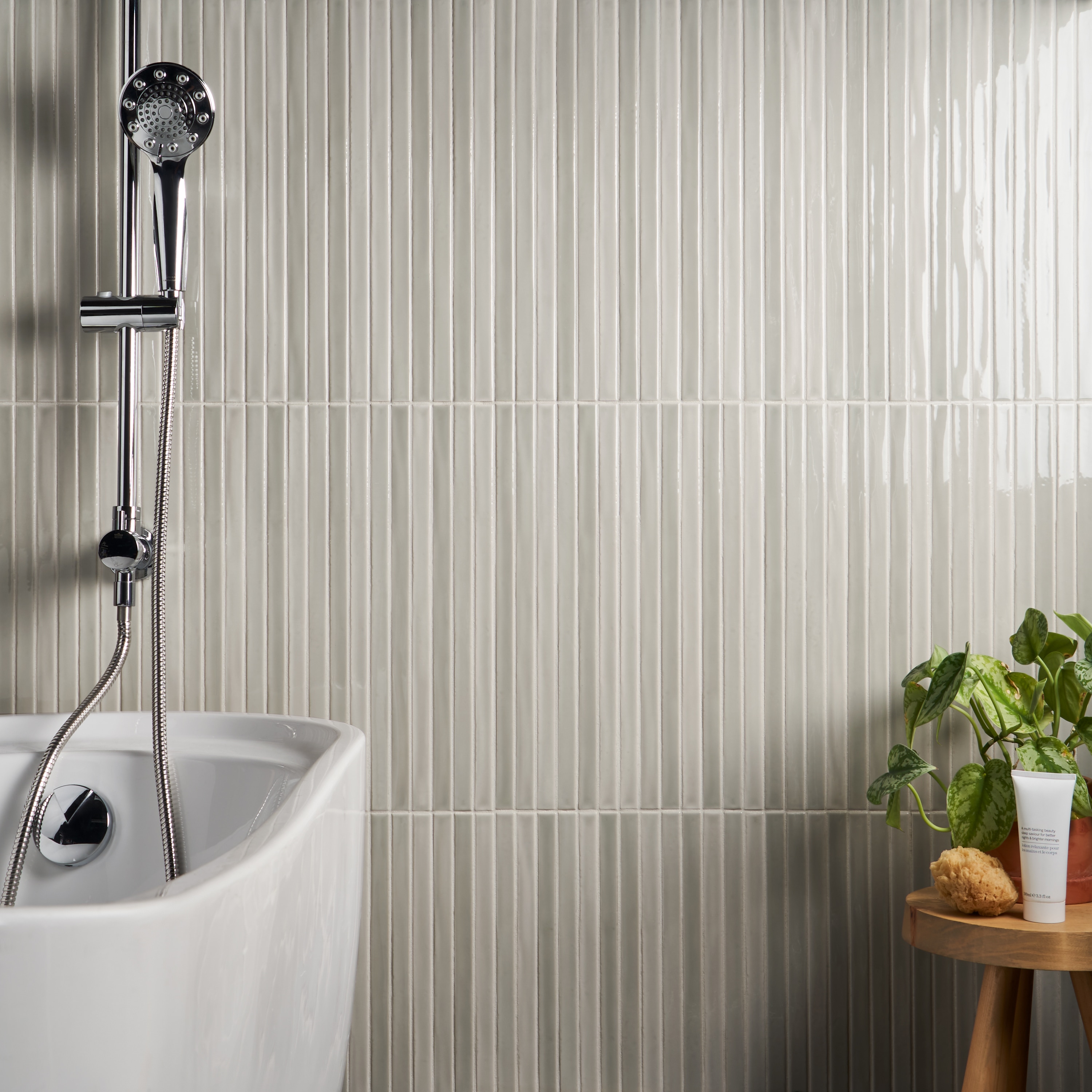 Artmore Tile Sample - Takara Chameleon Sage 2-in x 18-in Glossy Ceramic ...