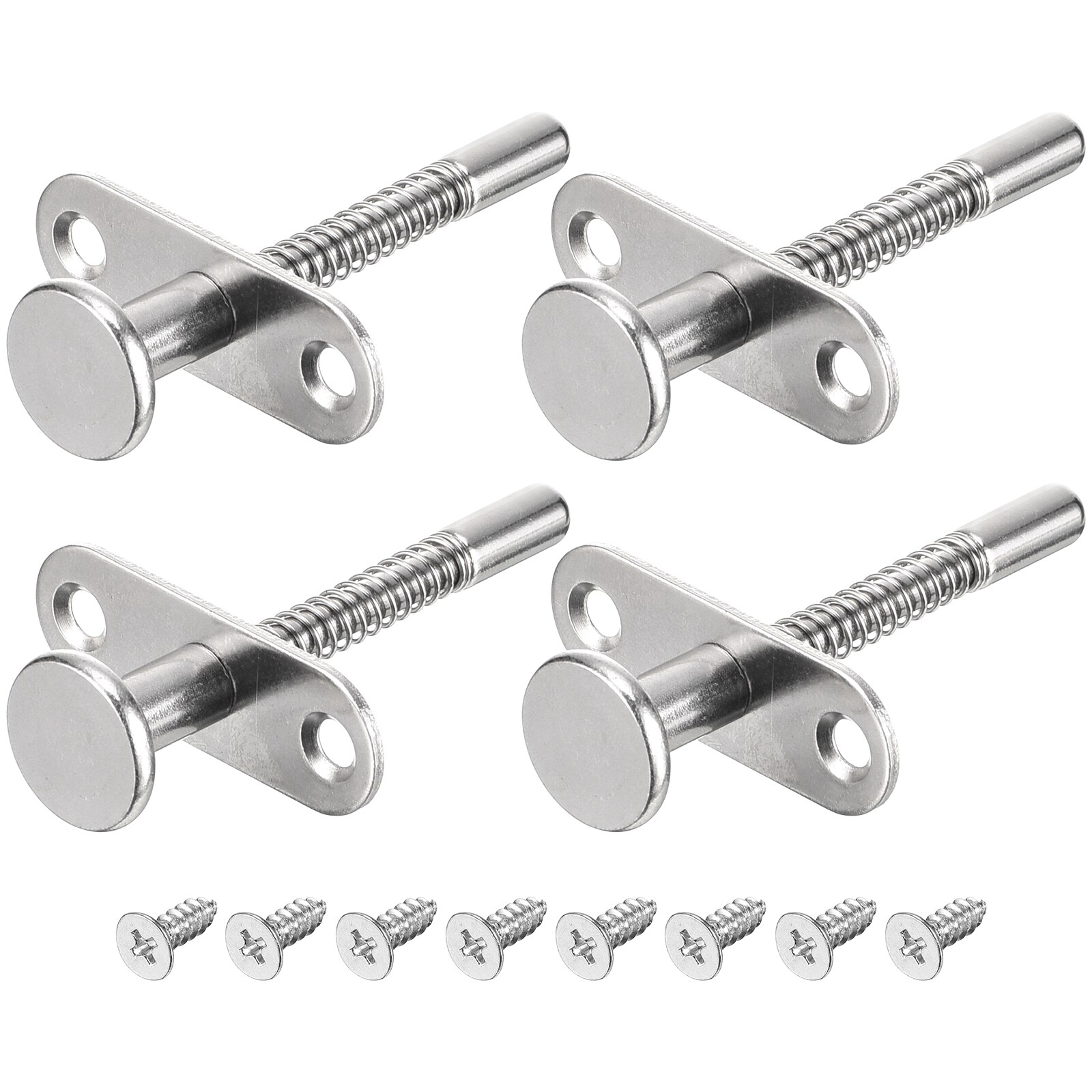 Unique Bargains Plunger Latches 6.5x65mm/0.26x2.56inch Steel Spring ...