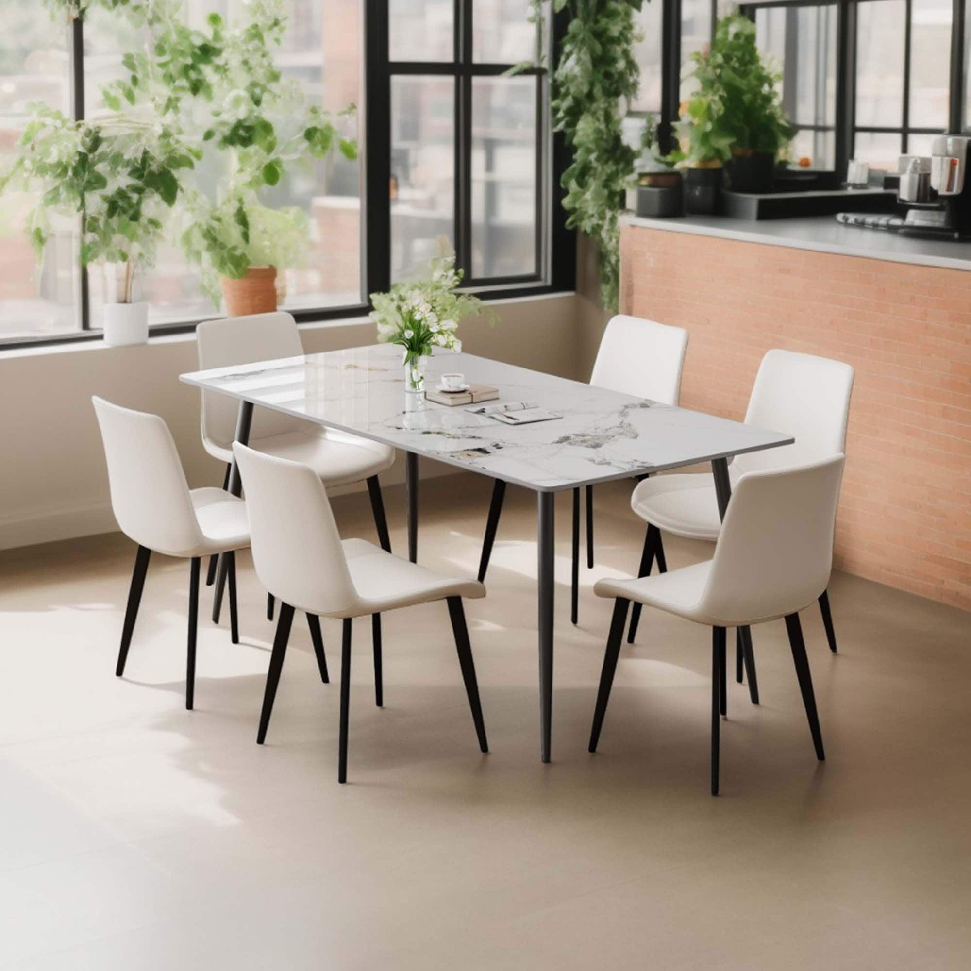 Huluwat Elegant Dining Chairs 2Pcs Modern Kitchen Dining Room Chairs ...