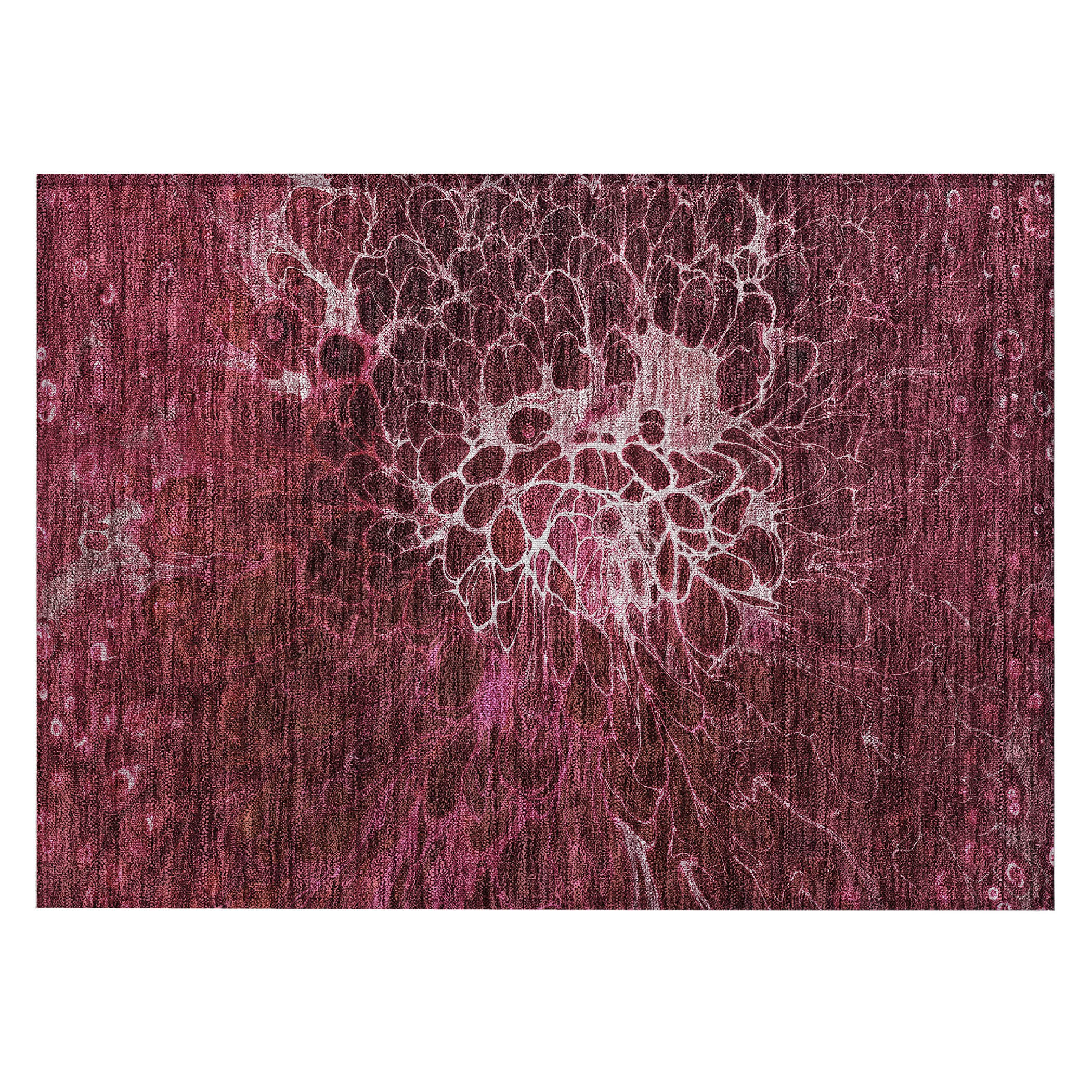 Addison Rugs Chantille 2 X 3 (ft) Merlot Indoor/Outdoor Geometric ...