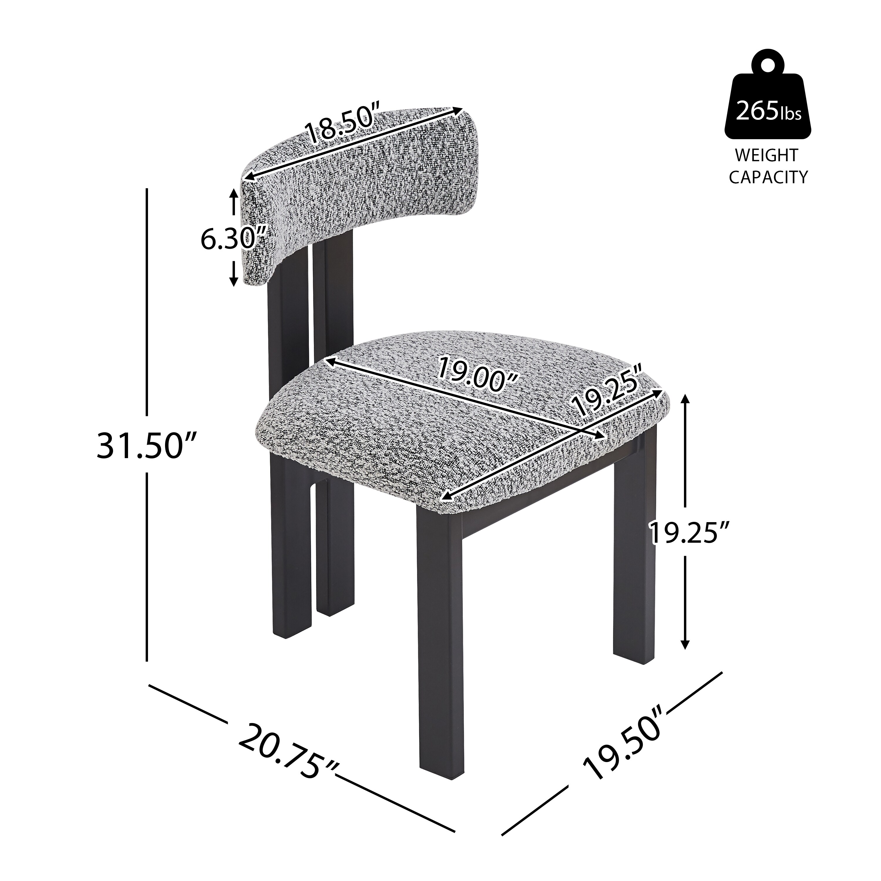 Christopher Knight Home 5 Piece Dining Set Upholstered Metal Legs ...