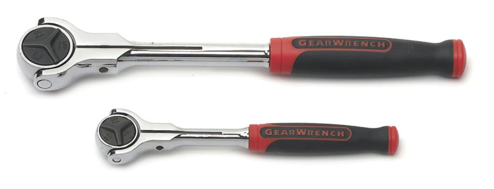 KD Tools 2 Piece 72 Tooth Set Drive Comfort Grip Handle Ratchet Set at Lowes