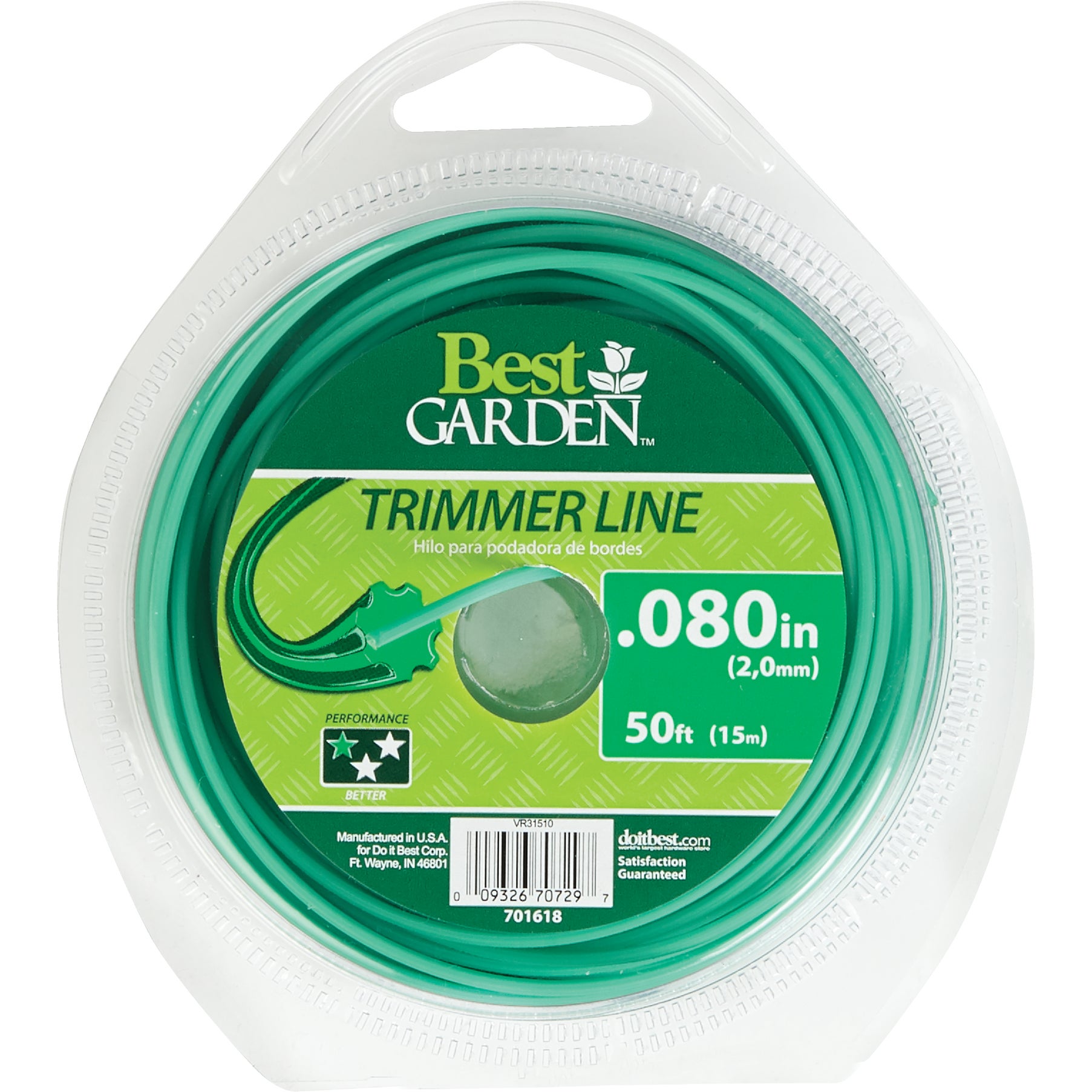 Shakespeare Best Garden 0.080 in. x 50 Ft. Universal Geared Trimmer ...