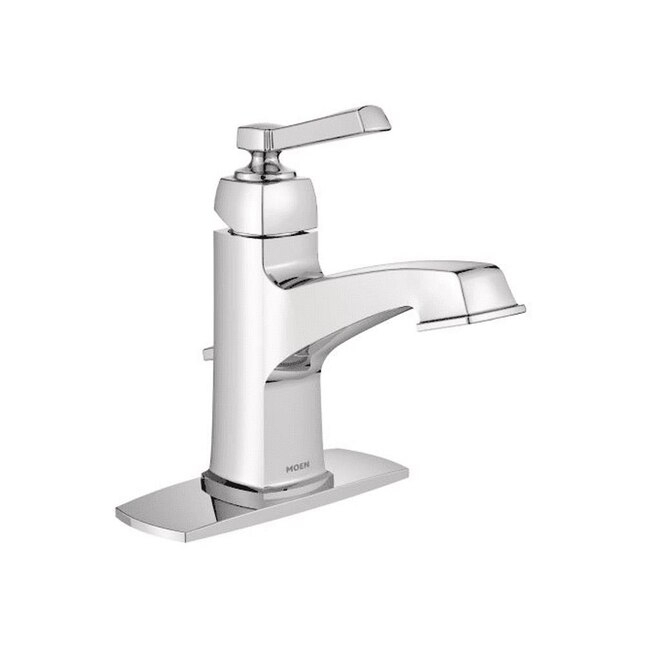 Moen Boardwalk Chrome Single Hole 1 Handle Watersense Bathroom Sink