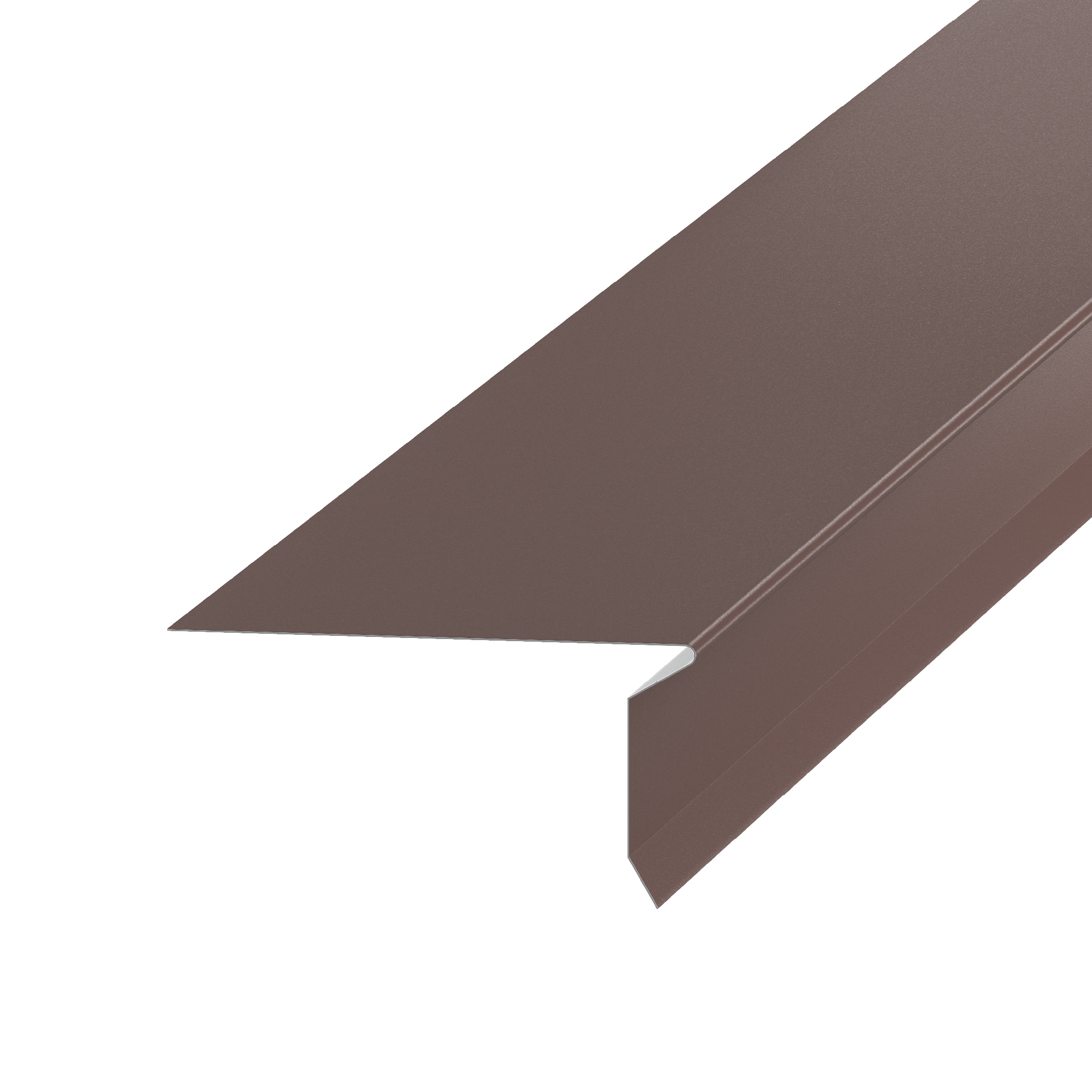 Drip Edge 3.5-in x 10-ft Brown Galvanized Galvanized steel Drip Edge in ...