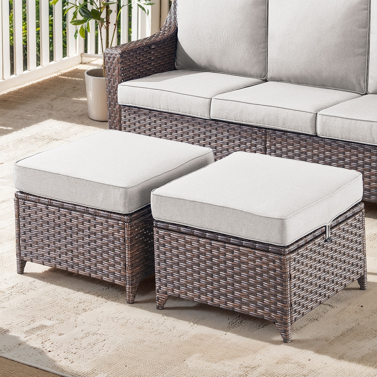 Skinny ottoman store
