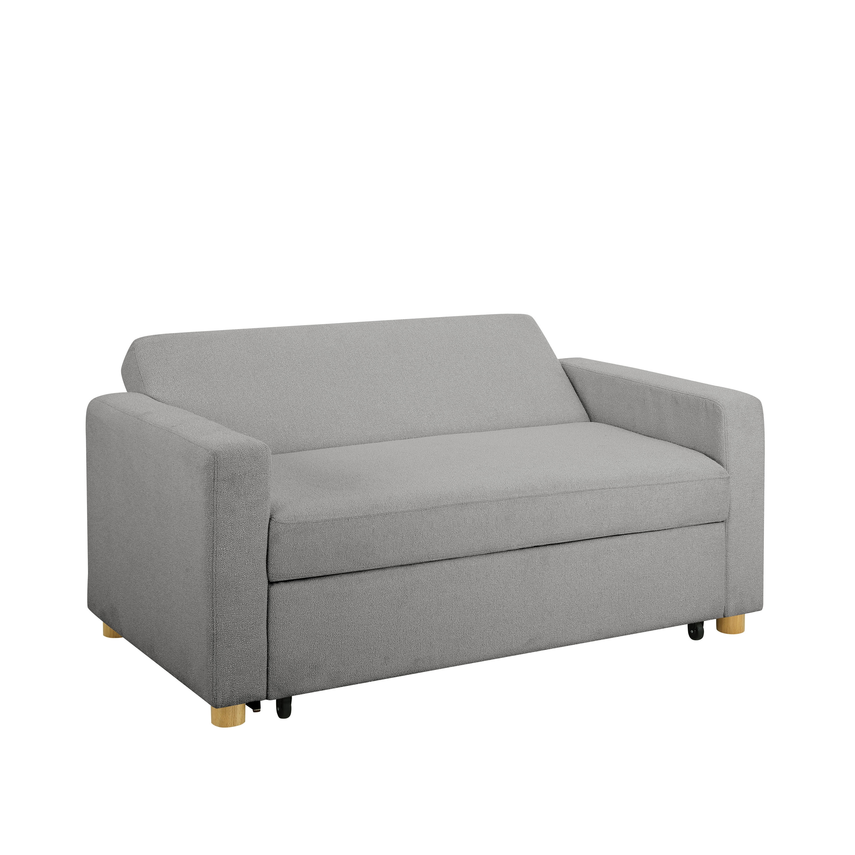 Serta Grey Contemporary/Modern Polyester Full Sofa bed in the Futons ...