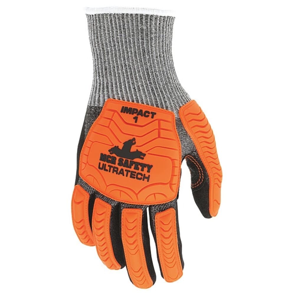 MCR Safety Coated Gloves Cut Level A4 Dipped Foam Nitrile Sandy 2XL 12 ...