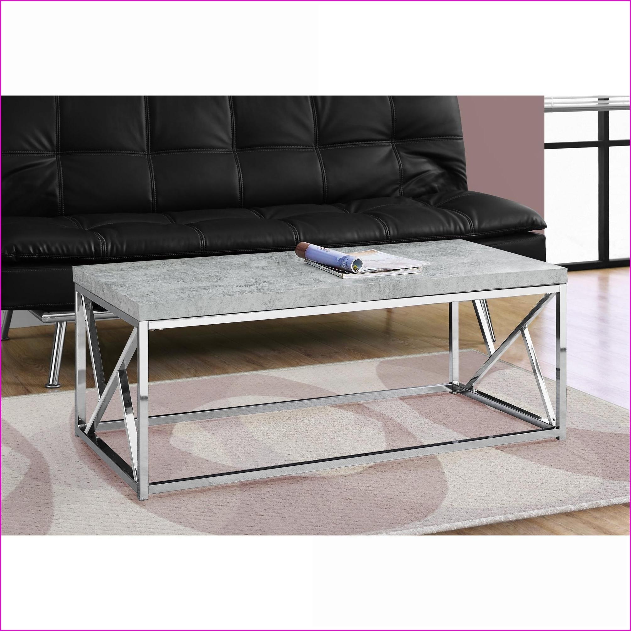 Watnature Modern Industrial Grey Cement Look Coffee Table 48 ...