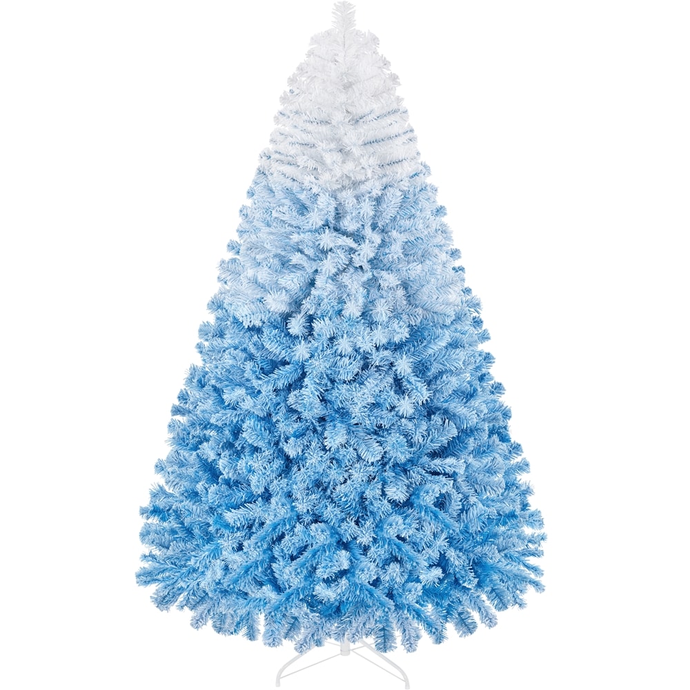 Blue Self-Shaping Artificial Christmas Trees at Lowes.com