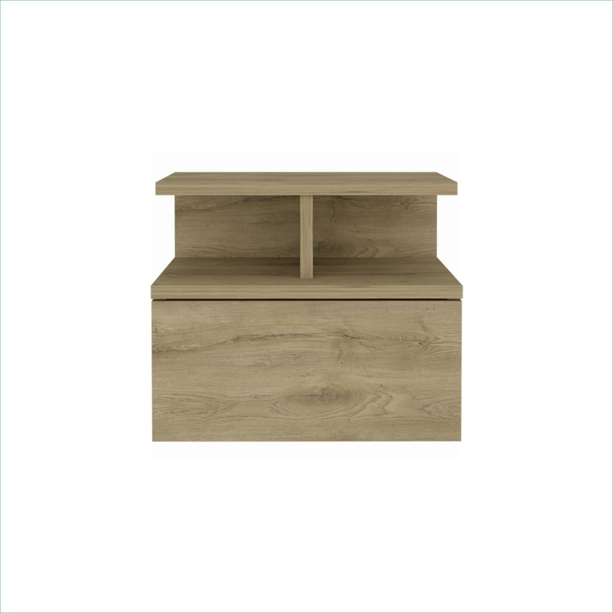 Watnature Compact Small-Sized Floating Nightstand One Drawer Wall ...