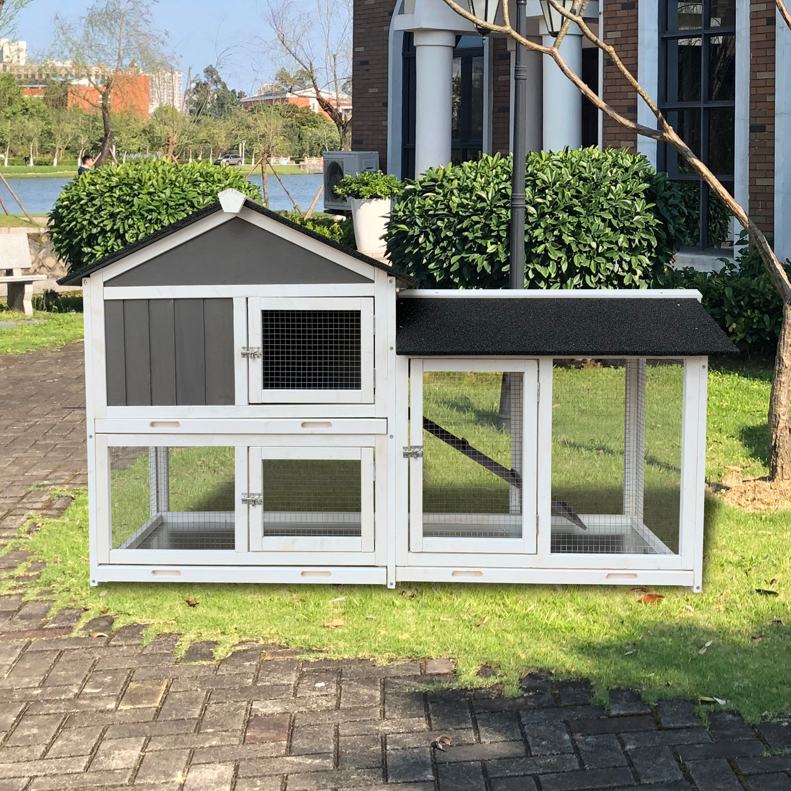 Tatayosi Rabbit hutch Chicken Coops & Rabbit Hutches at Lowes.com