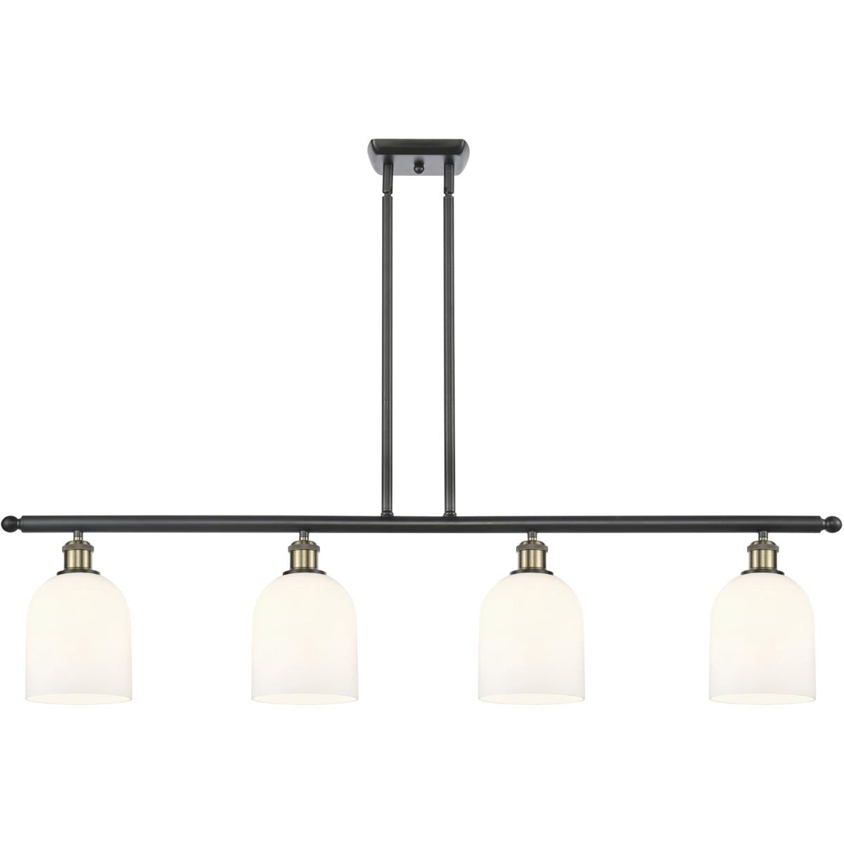 Innovations Lighting 516-4I-BAB-G558-6GWH Ballston Bella Island Light in the Area Lights ...