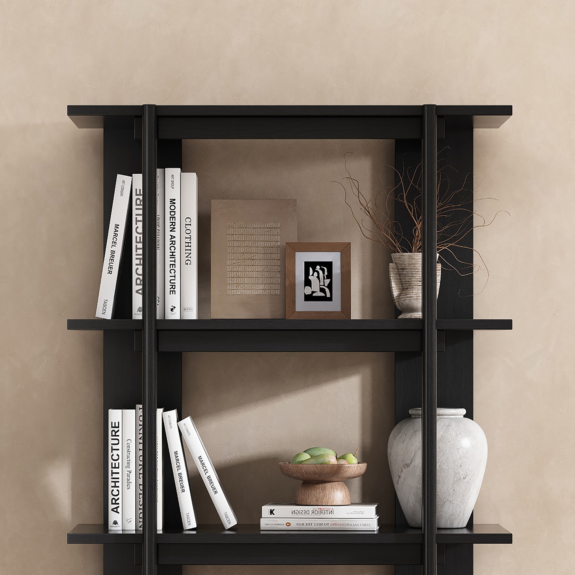 Christopher Knight Home Olga Modern 4 Tier Acacia Wood Open Bookcase ...