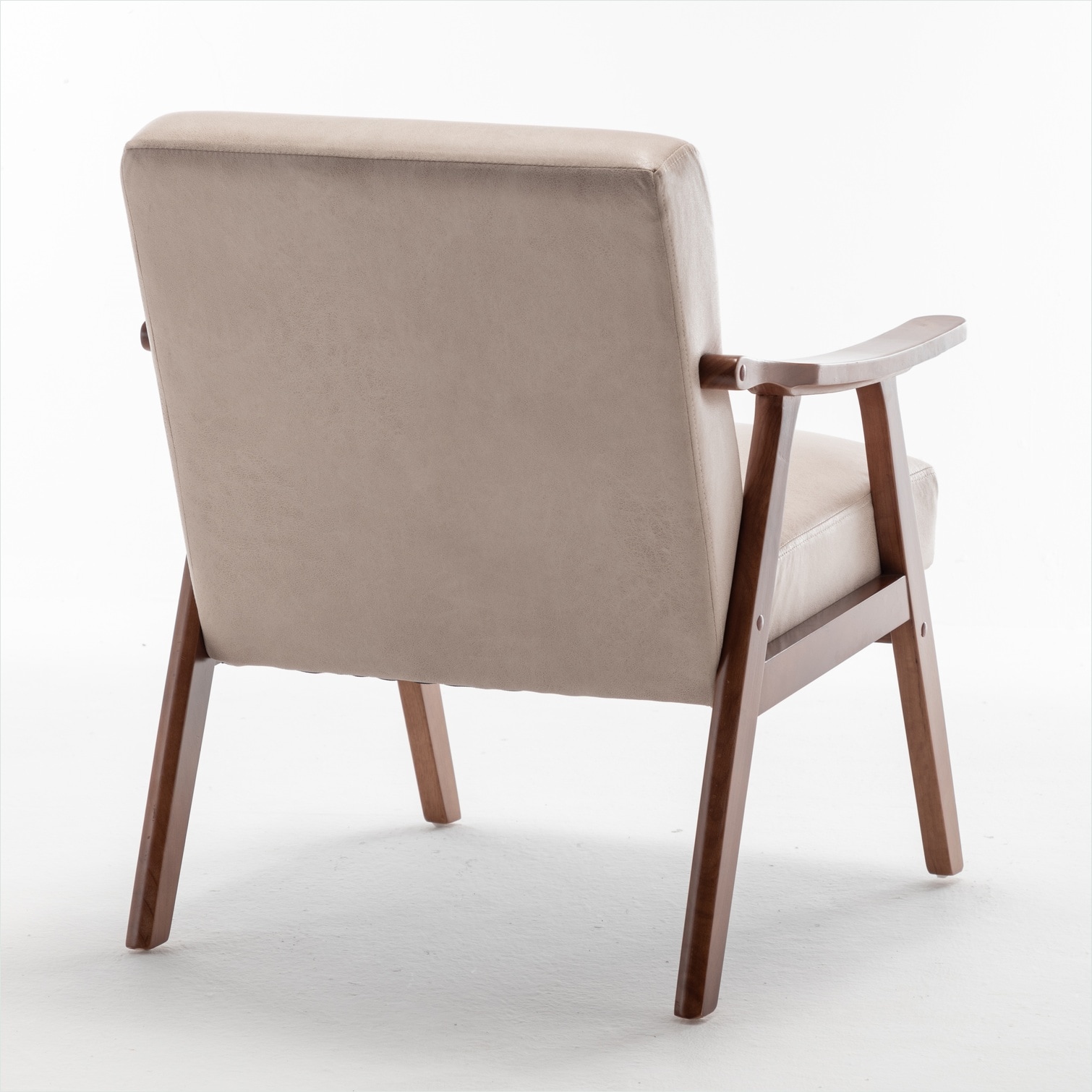 Naturefalls Mid-Century Modern Accent Chair with Space-Saving Profile ...