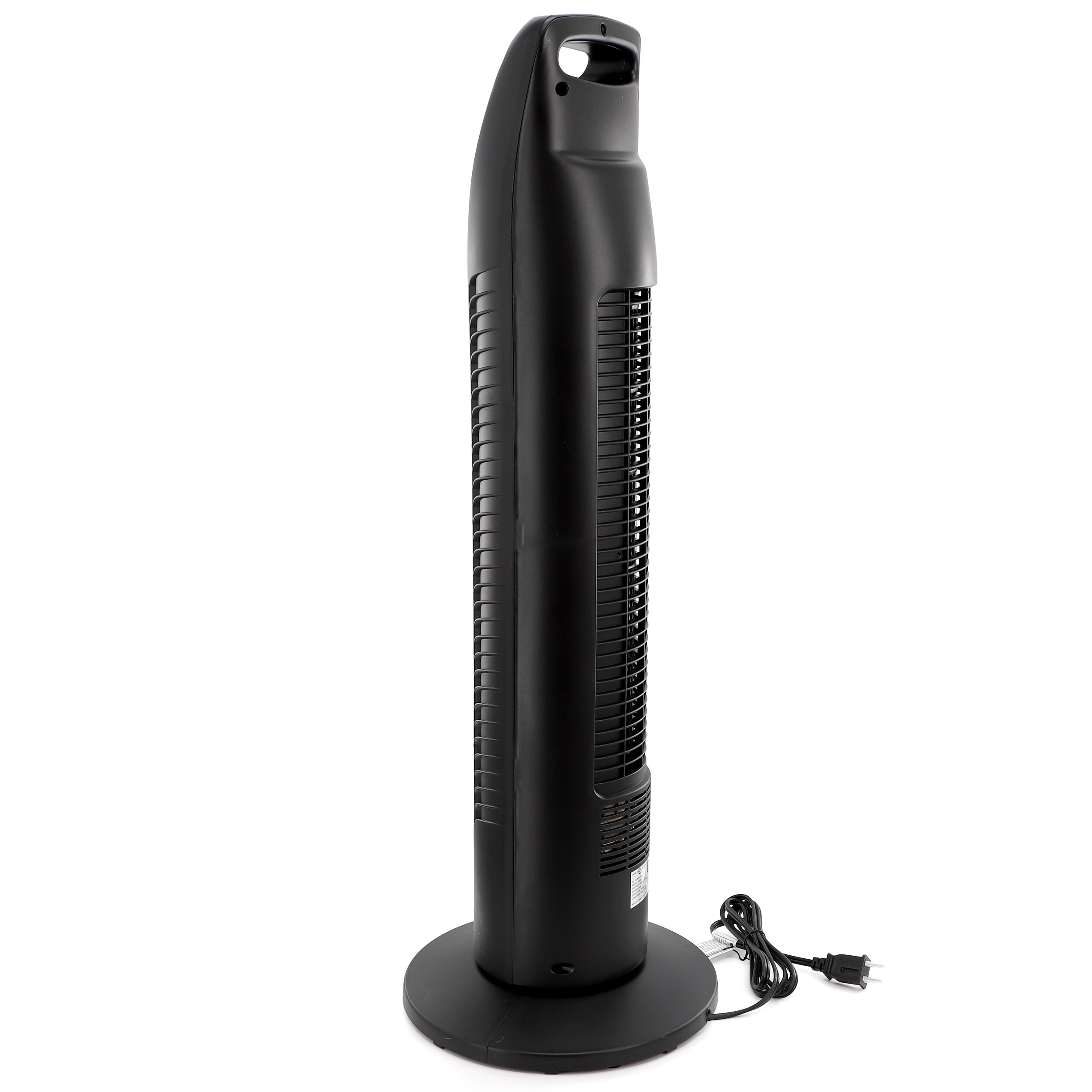 Air Monster 30 Inch 3 Speed Oscillating Tower Fan in Black in the ...
