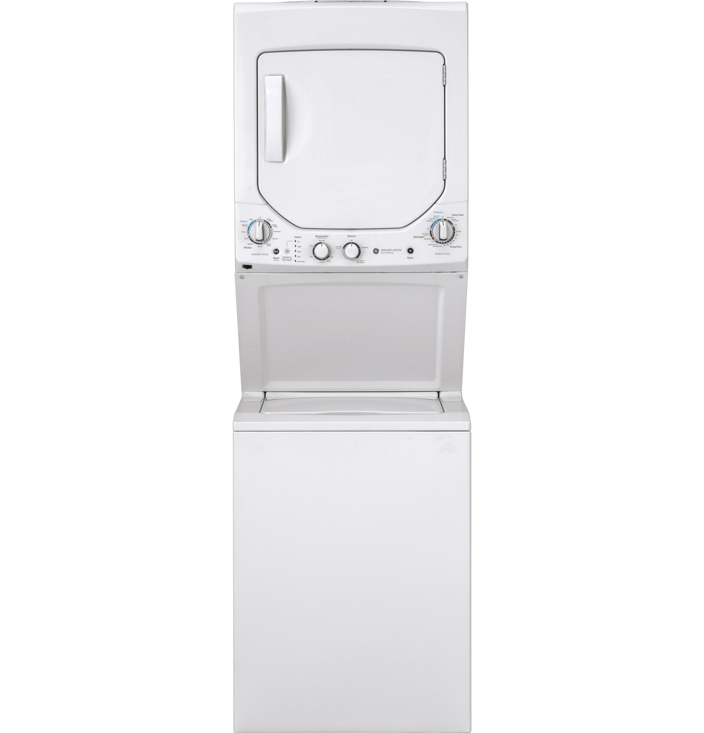 Ge stacked washer dryer wash and spin light blinking store