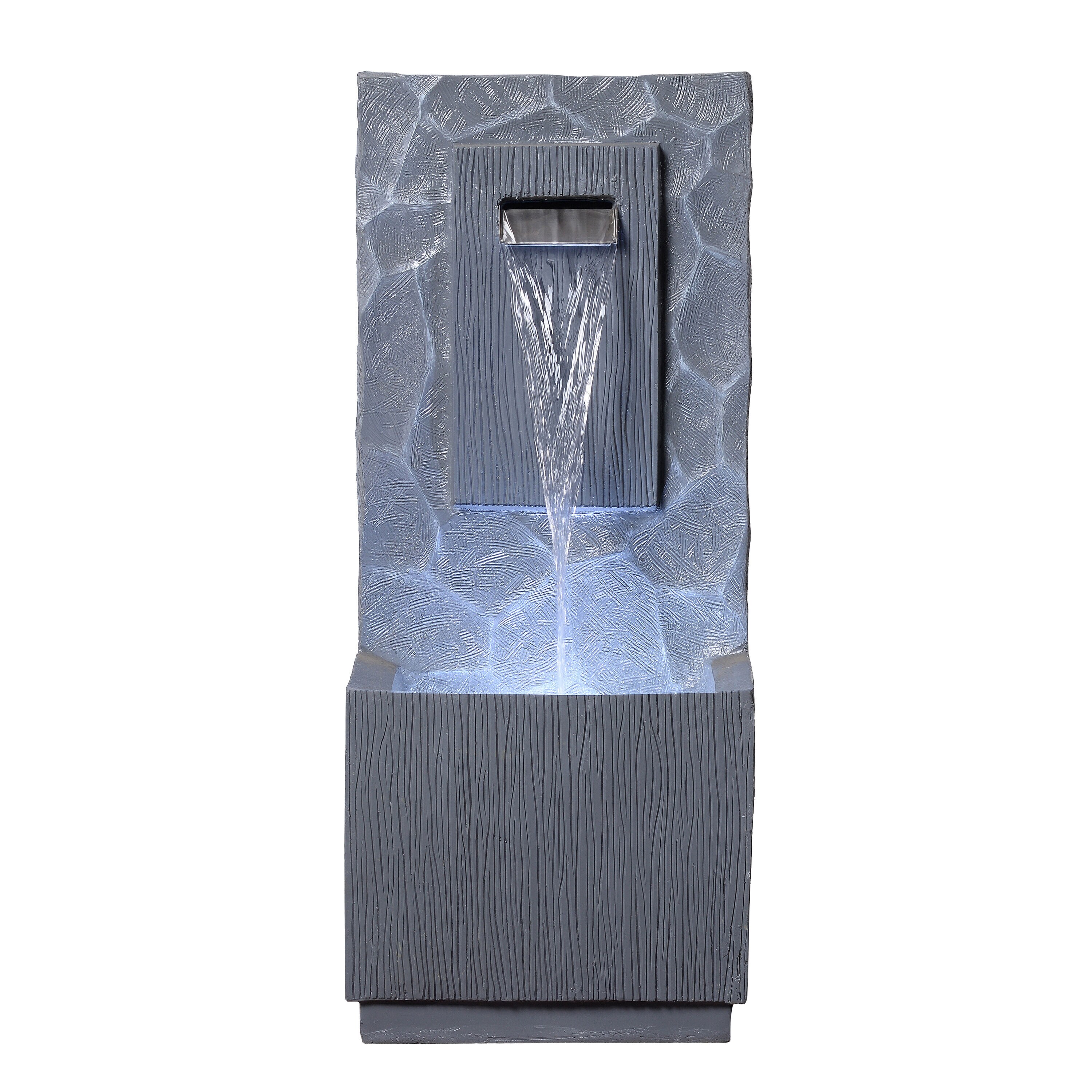 Gray 13.78-Inch-Deep Outdoor Fountains at Lowes.com