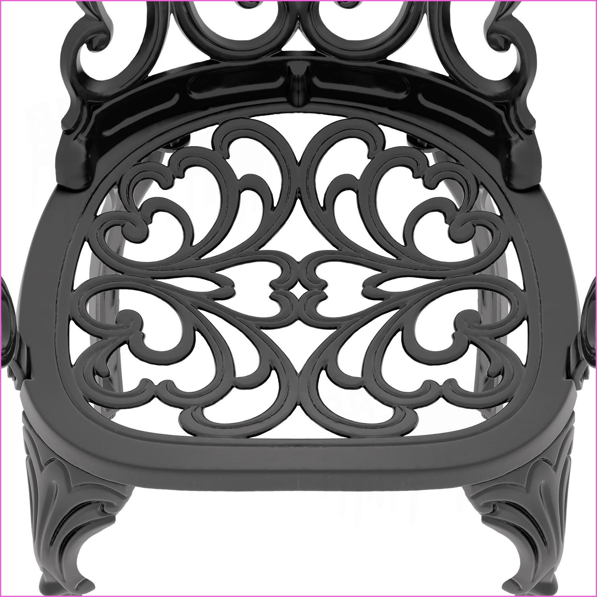 Watnature Patio Sets 7 Piece Traditional Cast Aluminum Outdoor ...