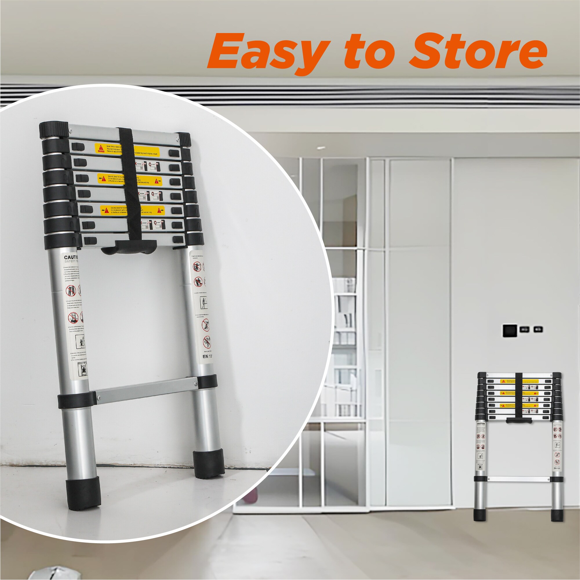 Bellemave 8.5-ft ( 12.5-ft Reach Height ) Multi-Purpose Extension ...