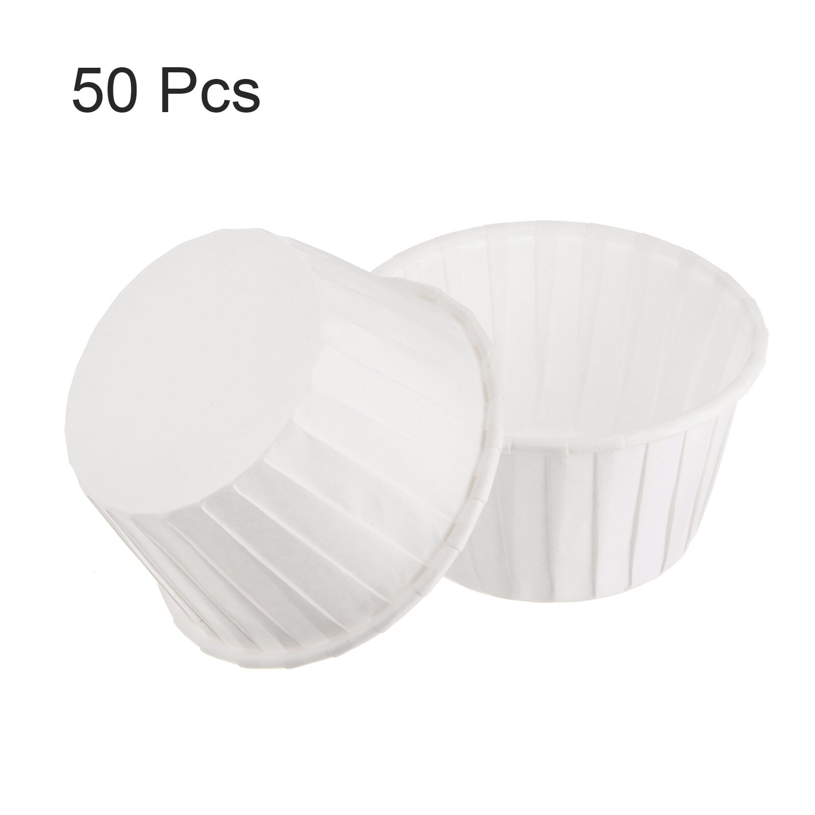 Harfington 50pcs Cupcake Baking Cups 3.5oz Standard Size Paper Cupcake ...