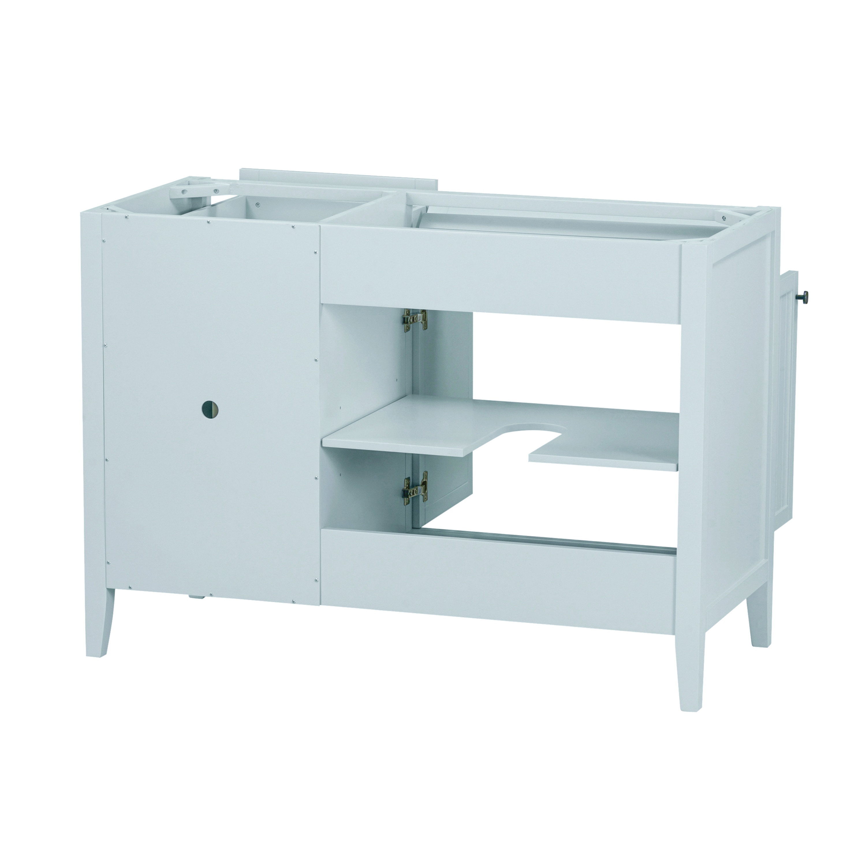 Avanity Layla 48-in Ice Blue Bathroom Vanity Base Cabinet without Top ...