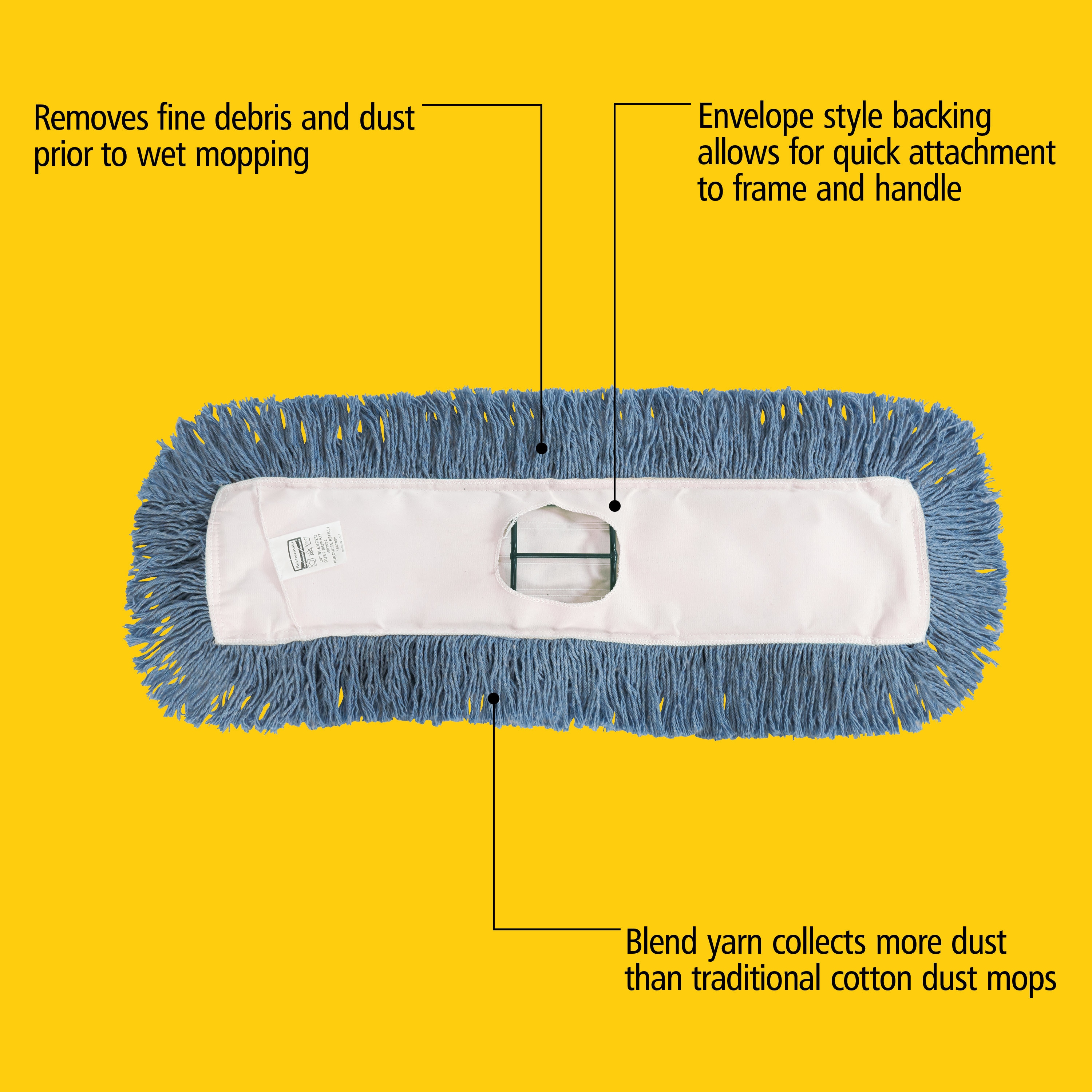 Shop Rubbermaid Commercial Products (2-Pack) Twisted-Loop Cotton Dust ...